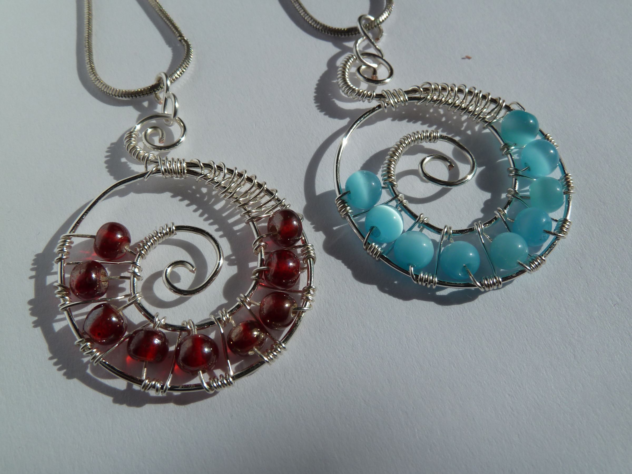 Swirled Wire Beaded Pendant : 18 Steps (with Pictures) - Instructables