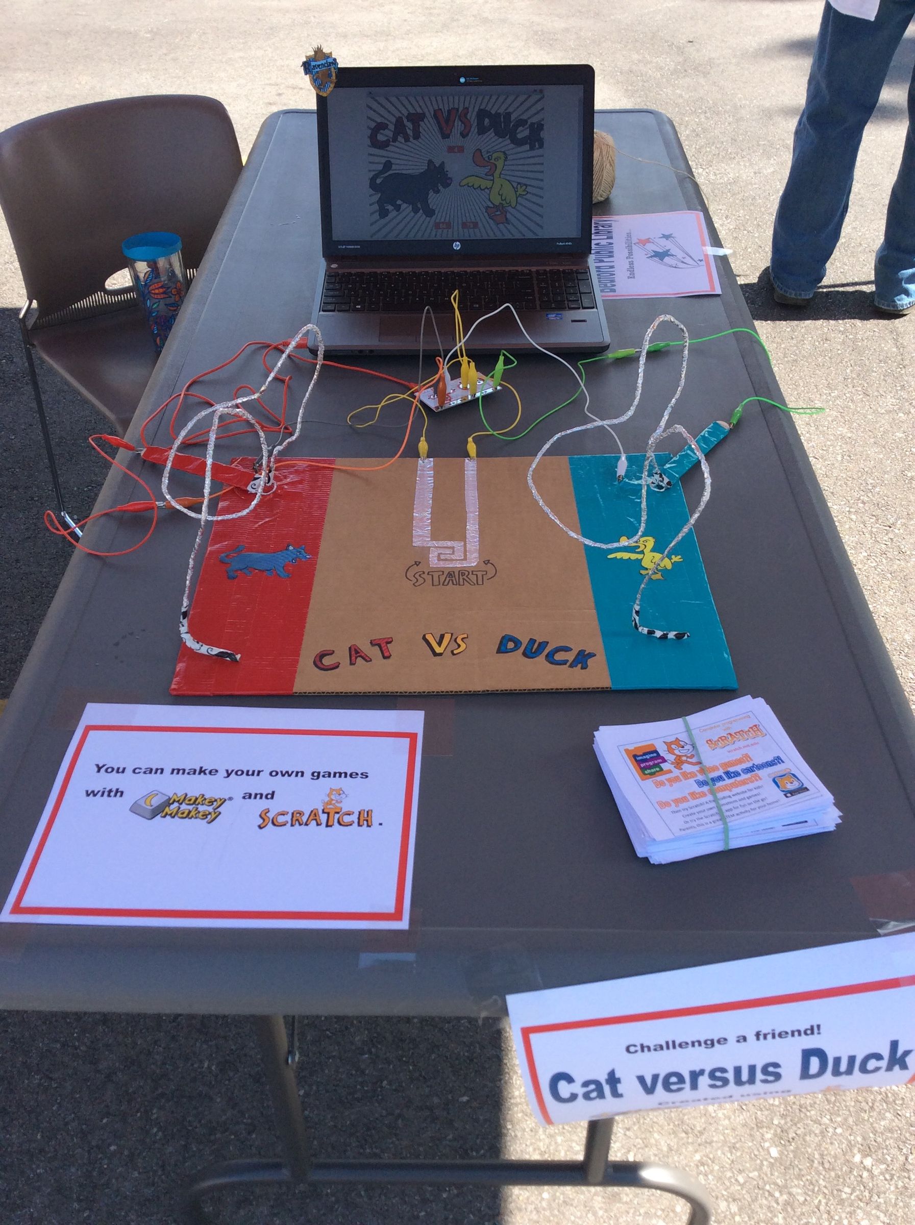 2 Player Frustration Game With Makey Makey/ Scratch Programming : 6 ...
