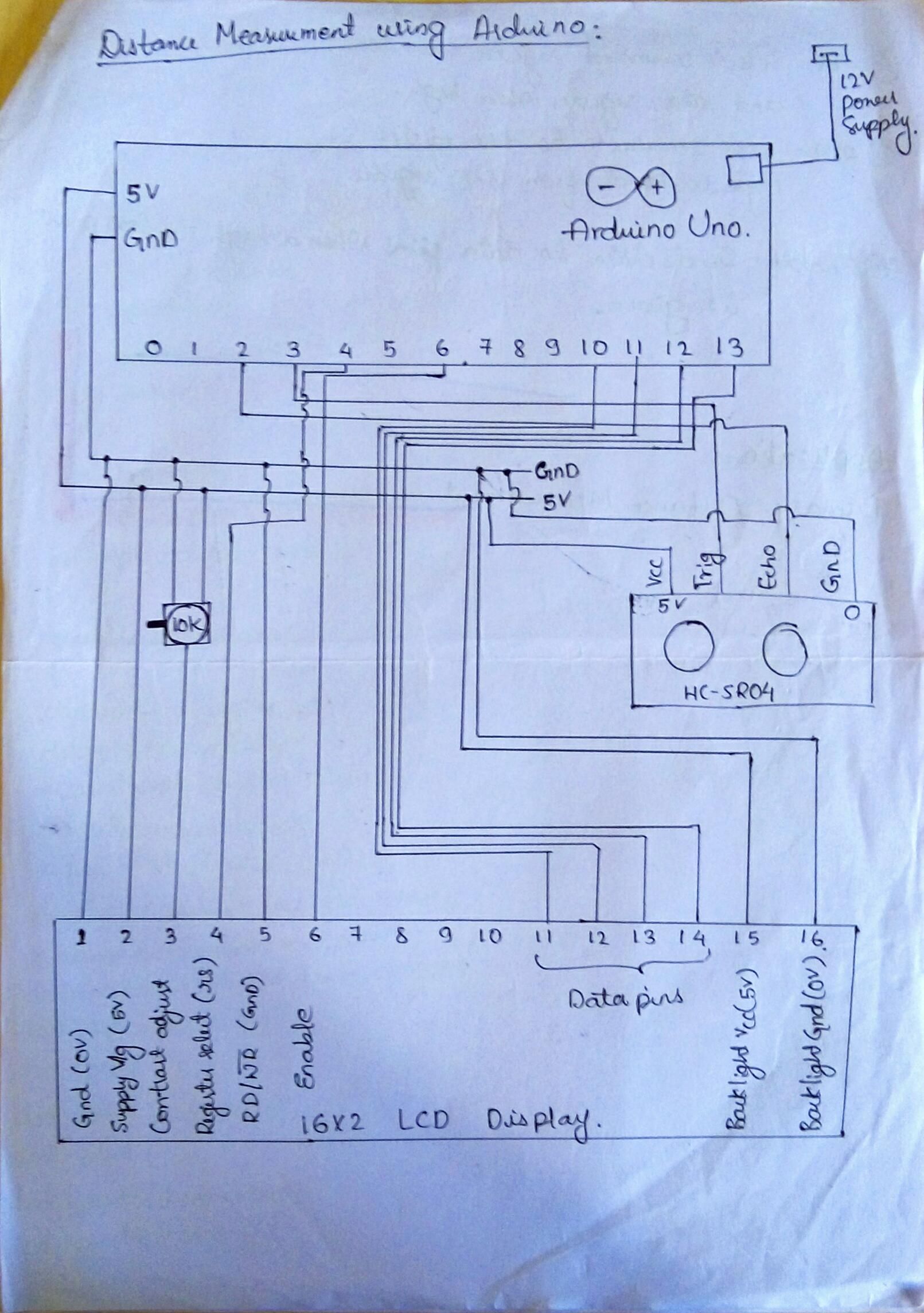 Distance Measurement Project Using Arduino and Ultrasonic Sensor ...