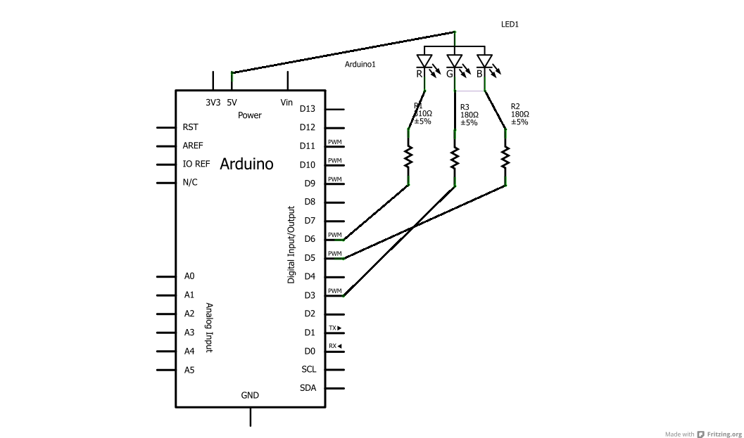 Fading RGB LED (Arduino) : 4 Steps - Instructables