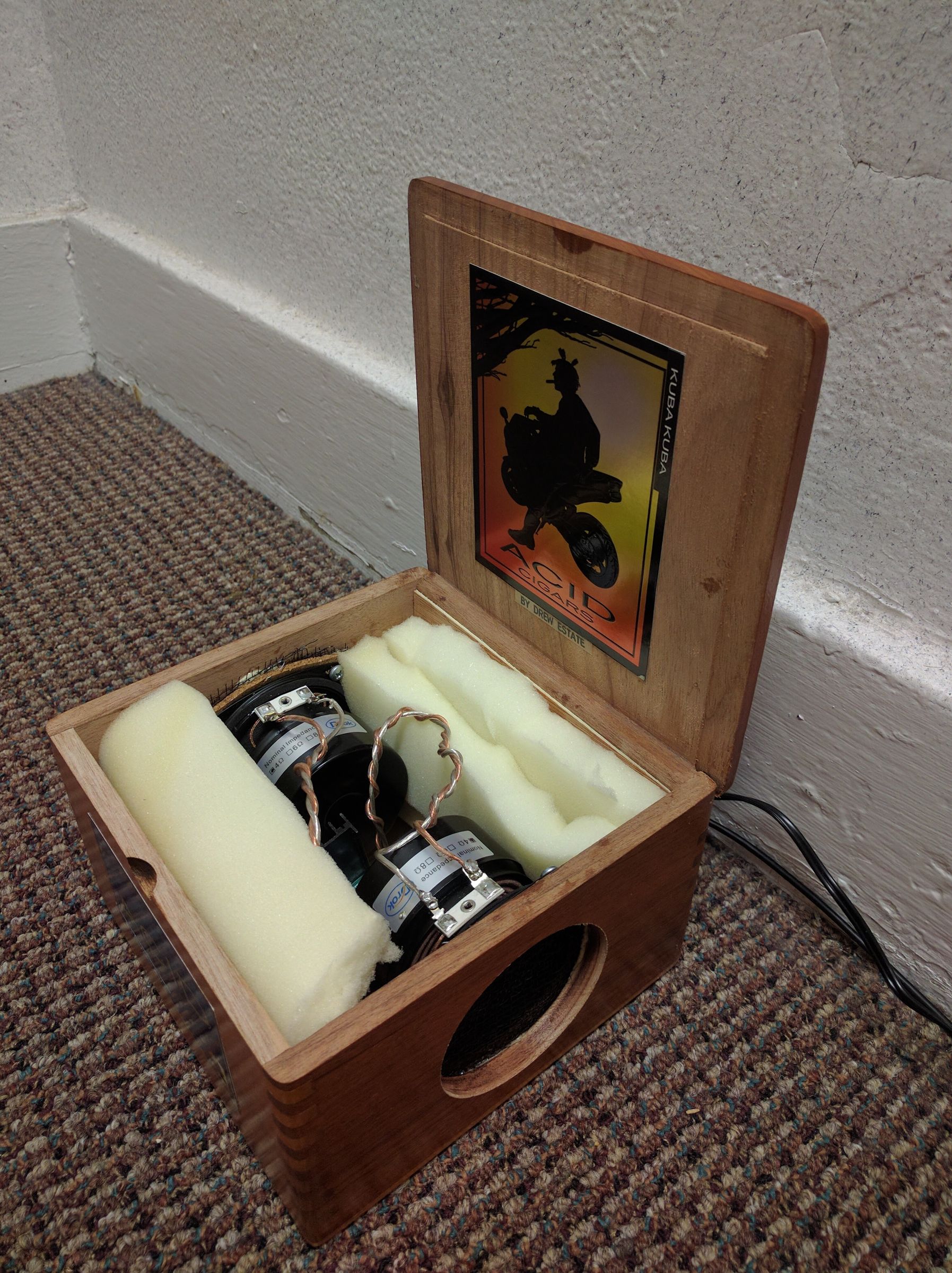 Smokin' Speakers: Cigar Box Speakers : 10 Steps (with Pictures ...