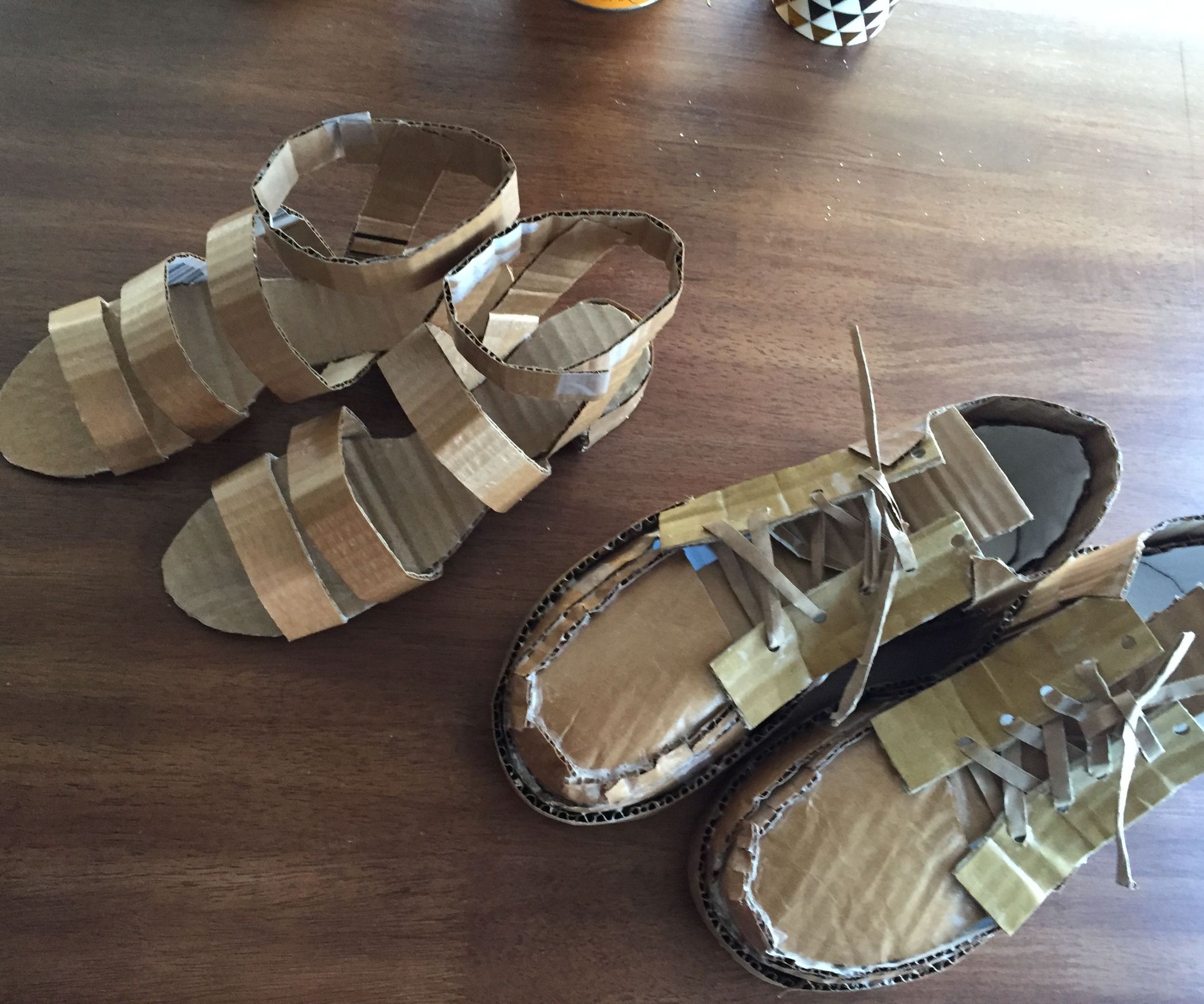Transform Recycled Cardboard Into Shoes : 26 Steps (with Pictures ...