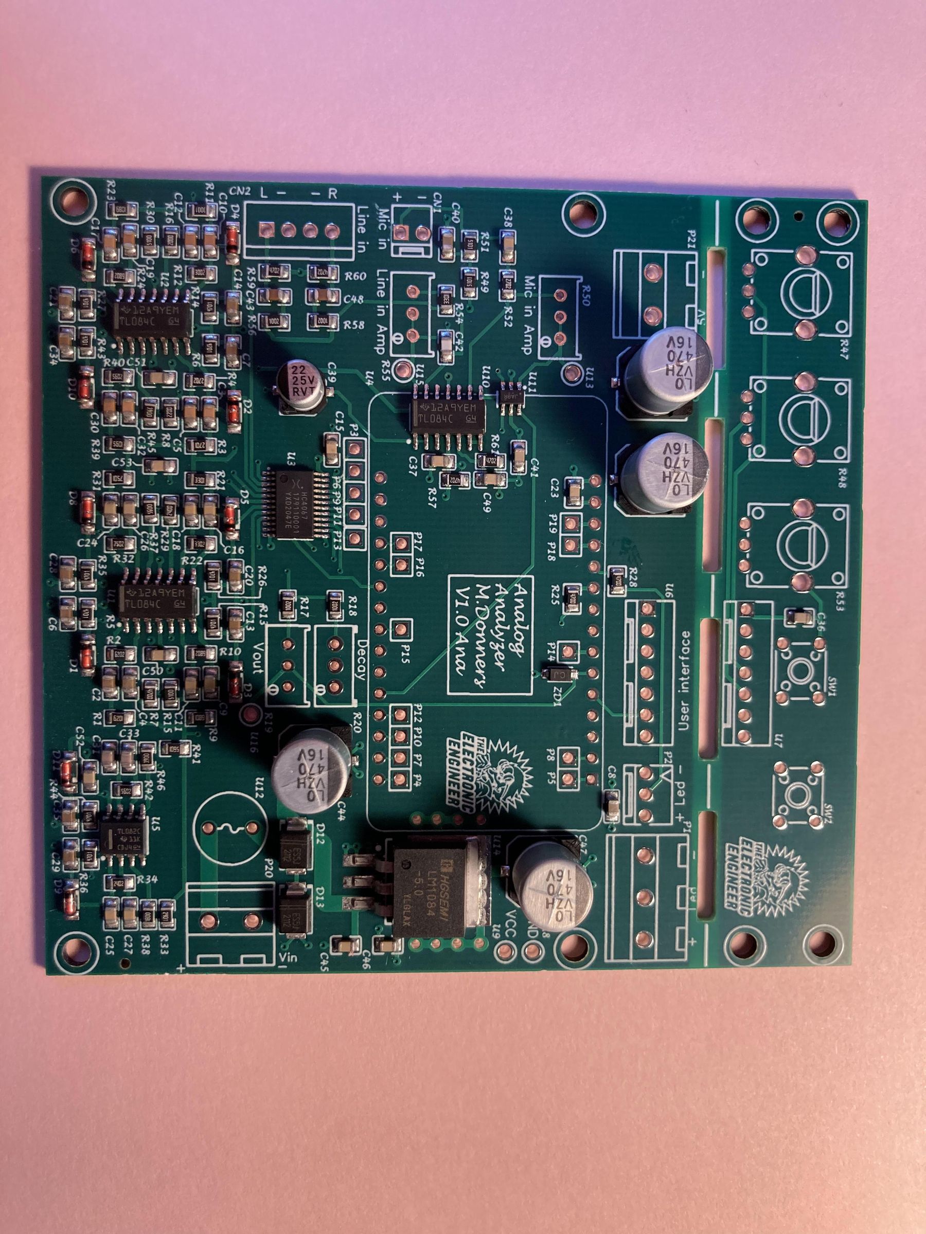 Classic Analog Spectrum Analyzer for Your Desktop : 8 Steps (with ...