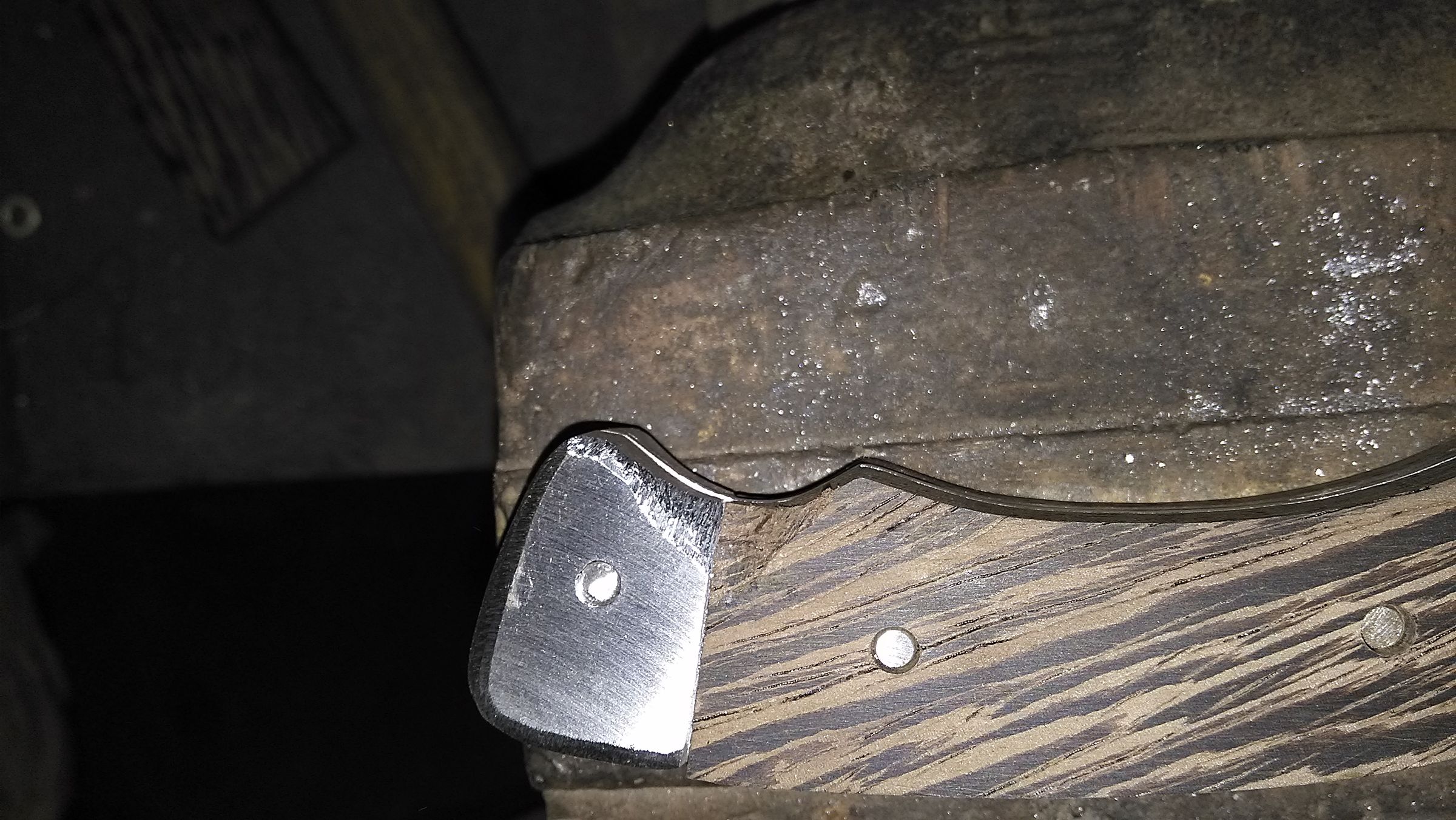 DIY Folding Knife With Button Lock : 11 Steps (with Pictures ...