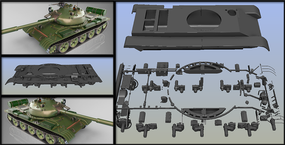 Modeling and Printing a Workable T-62 3D Tank : 8 Steps - Instructables