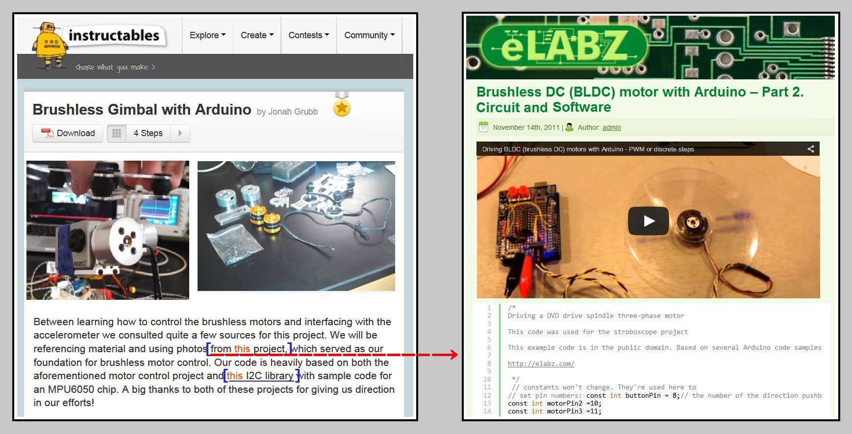 The Making of a DIY Brushless Gimbal With Arduino : 14 Steps (with ...