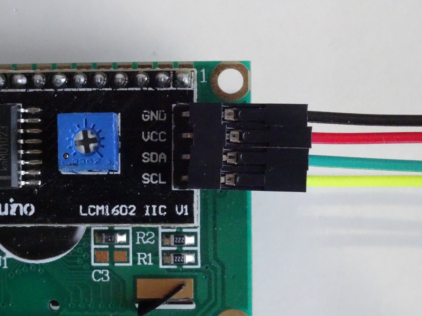 Arduino Nano I2c 2 X 16 Lcd Display With Visuino 6 Steps With