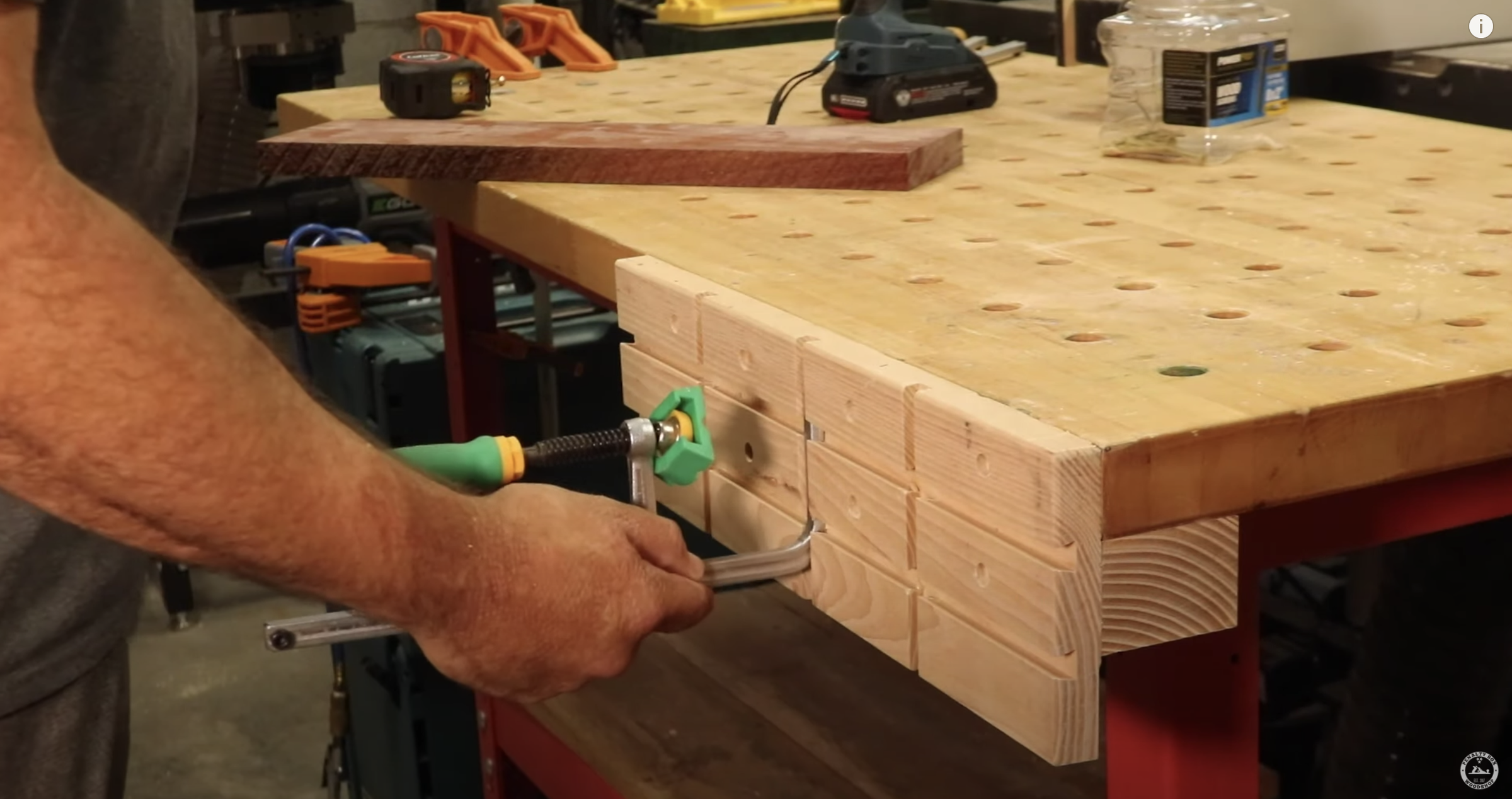 DIY Woodworking Bench Vise - Quick and Easy Shop Project : 7 Steps ...
