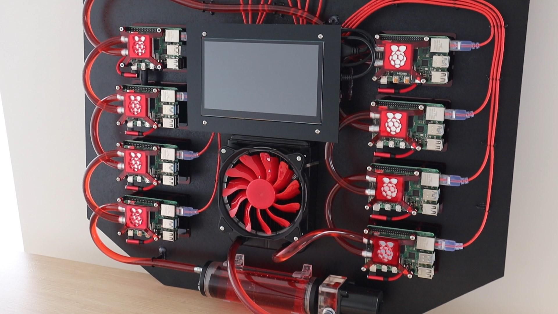 Water-Cooled Raspberry Pi 4 Cluster : 14 Steps (with Pictures ...