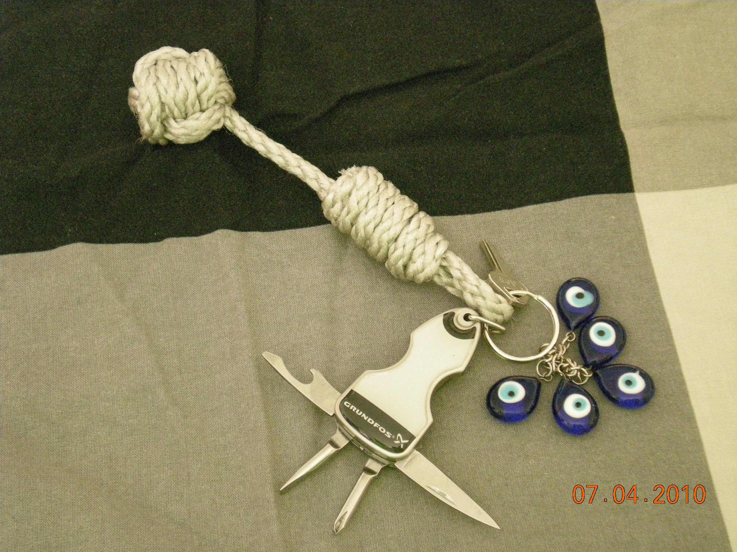 Monkey's Fist Keychain : 4 Steps (with Pictures) - Instructables