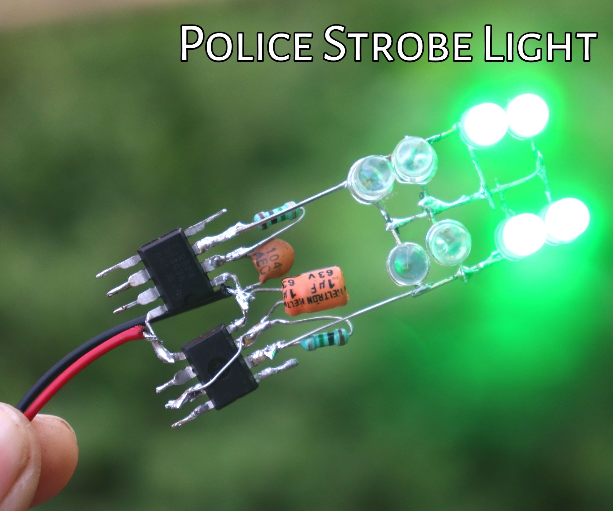 How to Make Police Police Strobe Light : 11 Steps - Instructables
