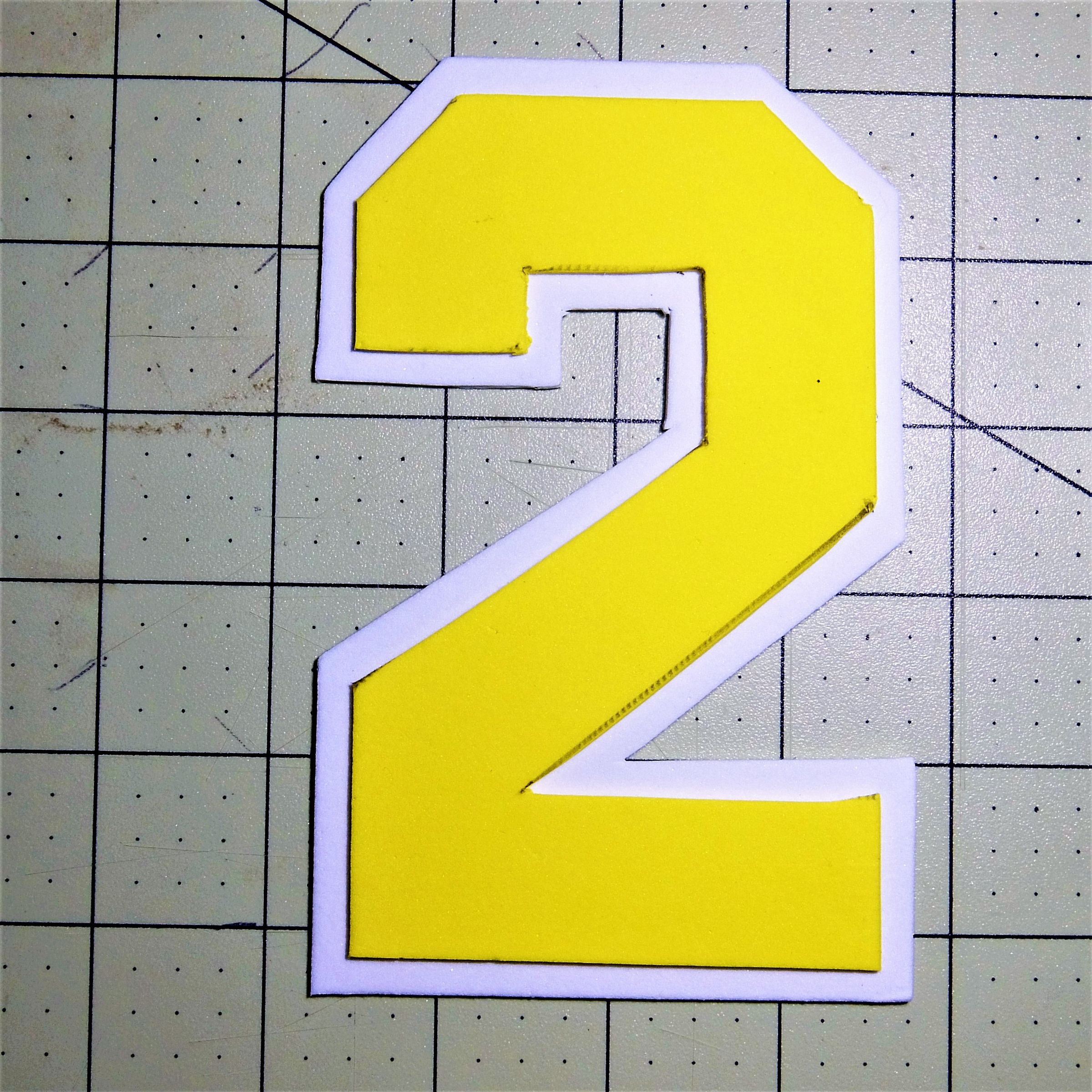 Draw and Cut Out Jersey Numbers 0 to 9 : 14 Steps (with Pictures ...