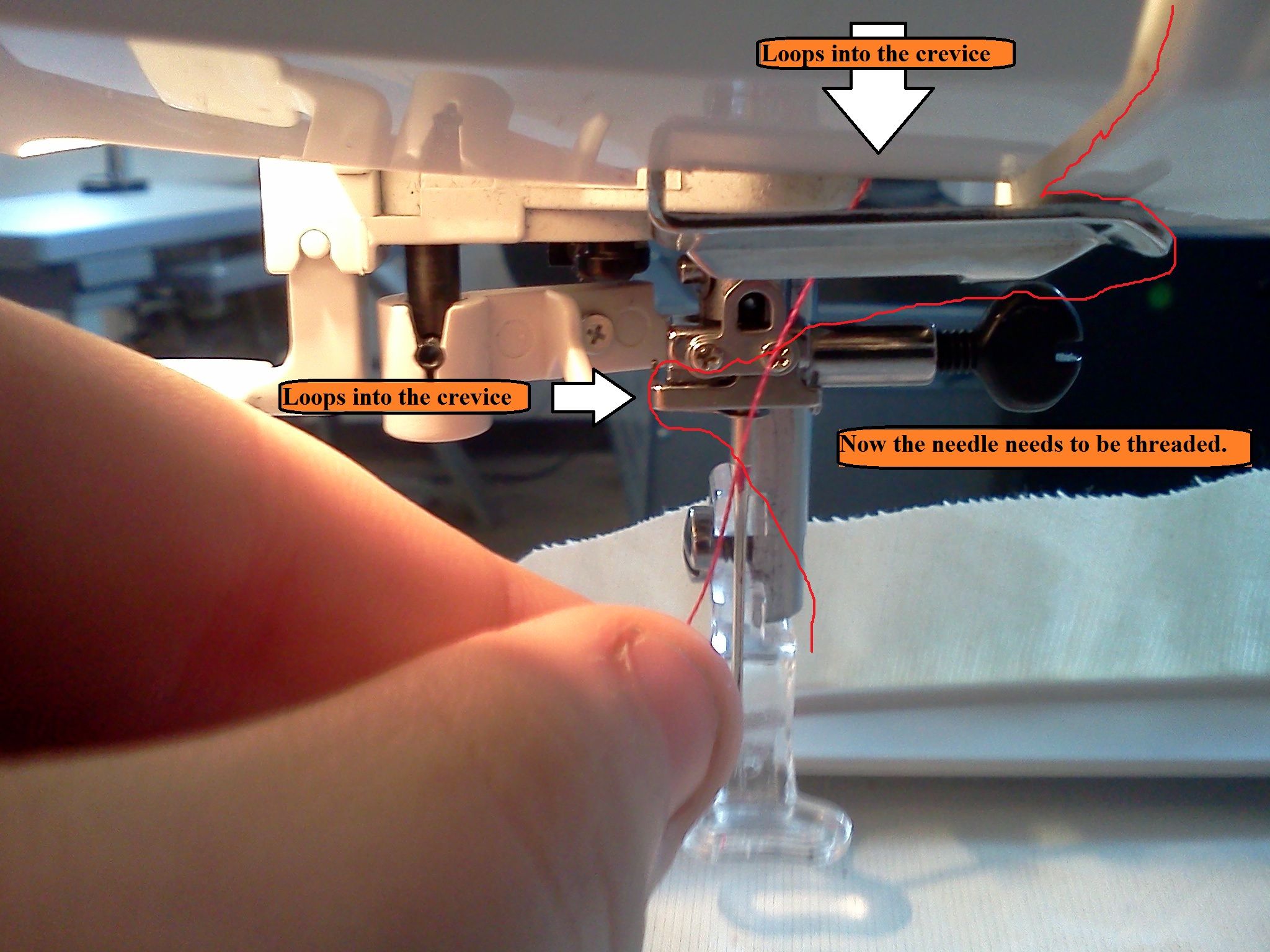 Understanding a Janome Embroidery Machine: Threading the Machine and ...