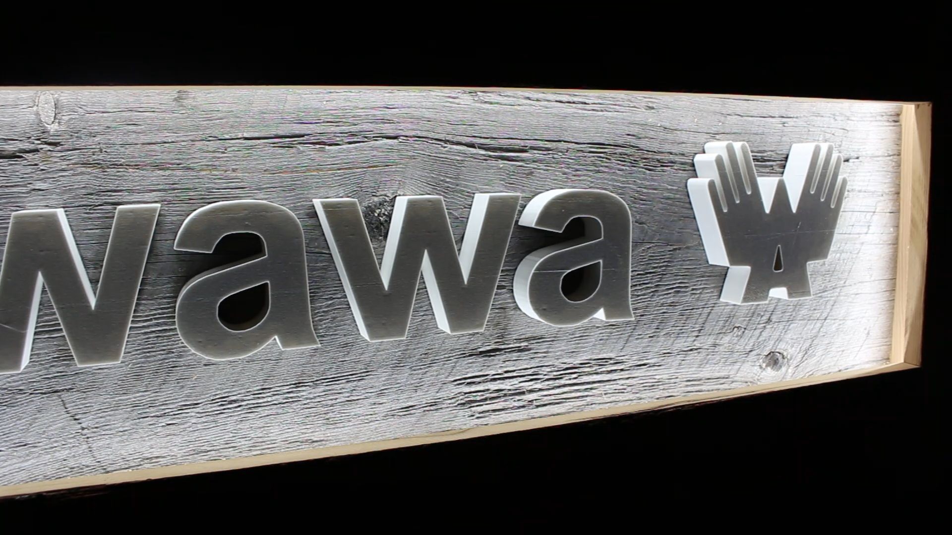 3D Printed/Reclaimed Wood LED Sign : 9 Steps (with Pictures ...