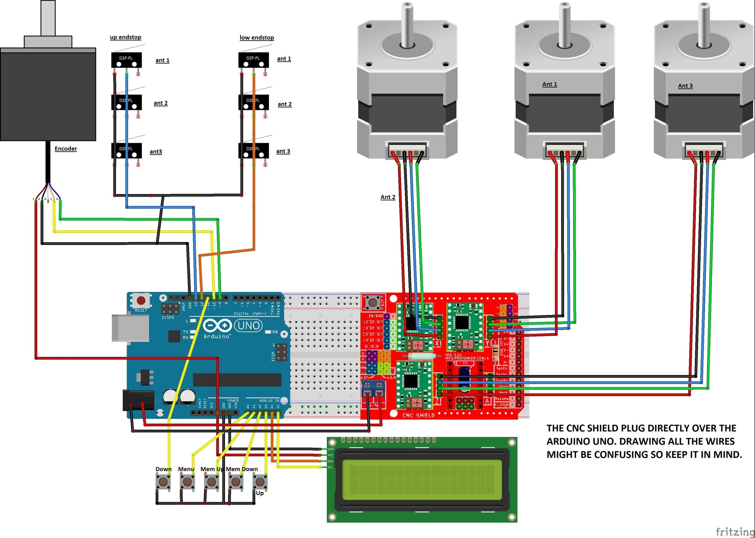 Controller for 3 Magnetic Loop Antennas With Endstop Switch : 19 Steps ...