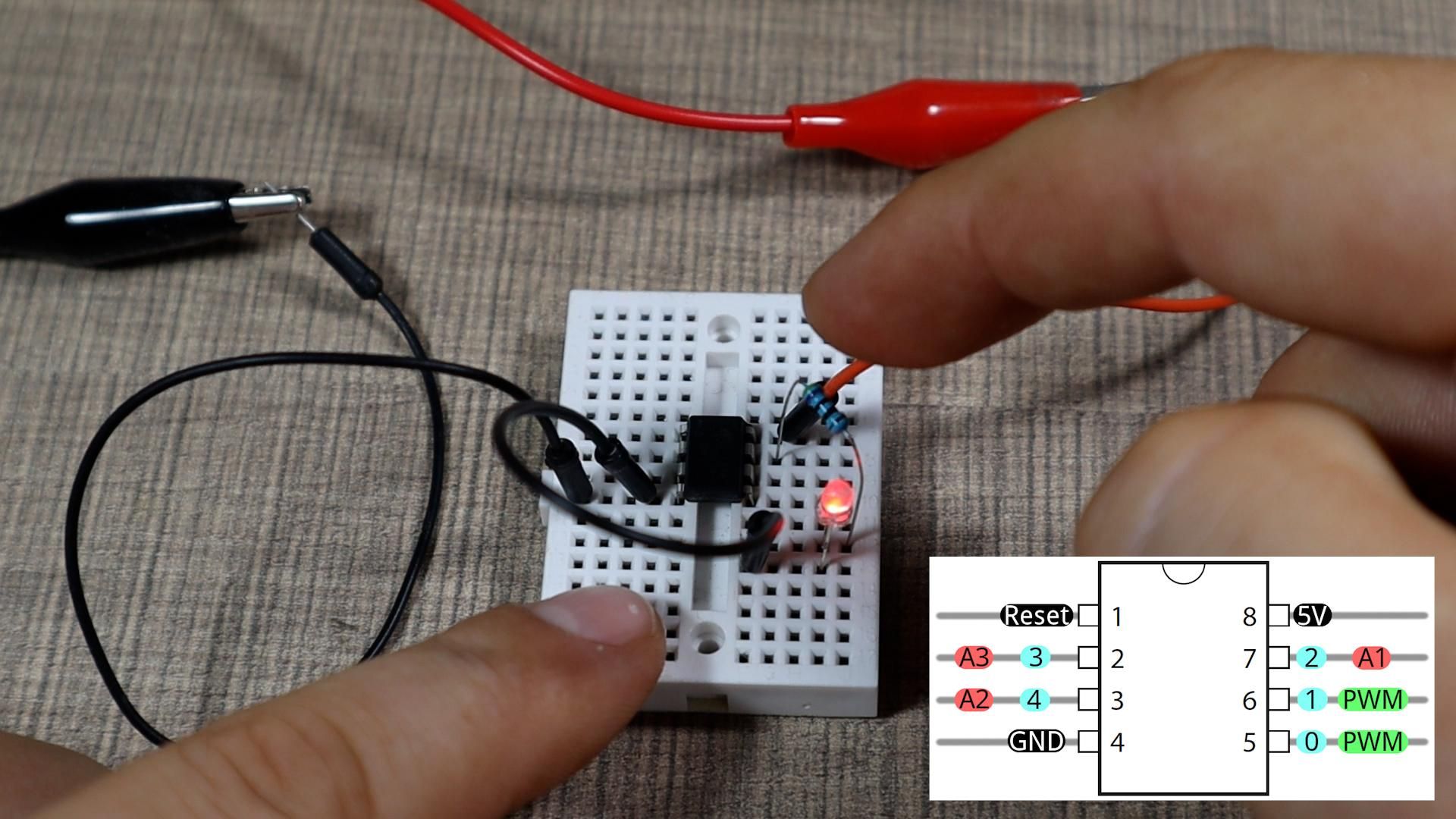 ATtiny Programmer Shield for 3 ICs at a Time : 7 Steps (with Pictures ...