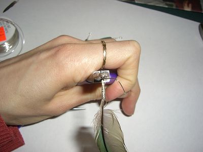 How to Wire Wrap a Feather - Method 2 : 4 Steps (with Pictures ...