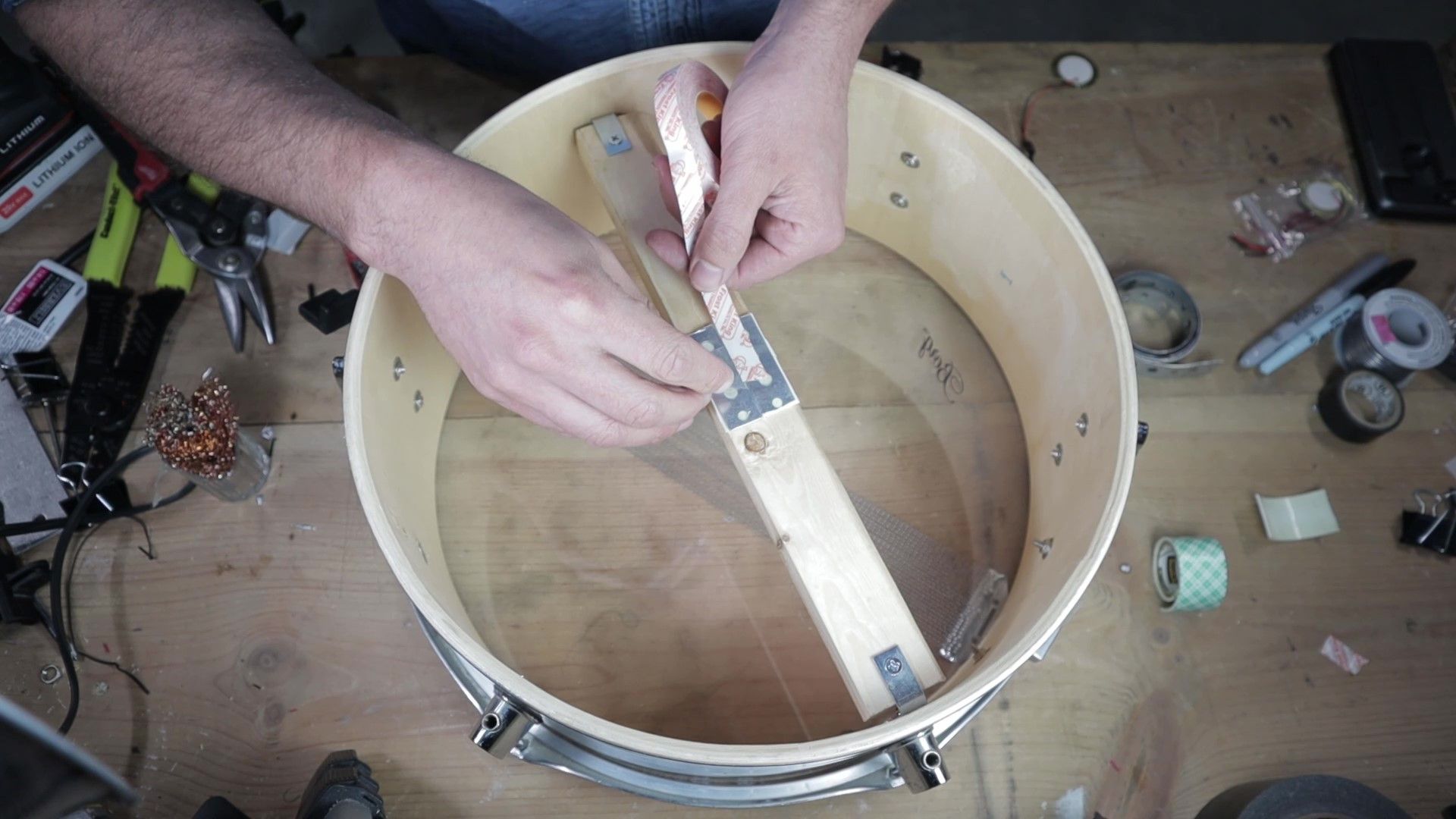 Drum Conversion - Acoustic to Electric With DIY Heads and Triggers : 6 ...