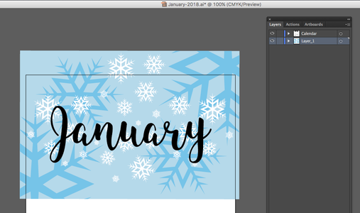 Create a Printable Calendar on Illustrator : 15 Steps (with Pictures ...