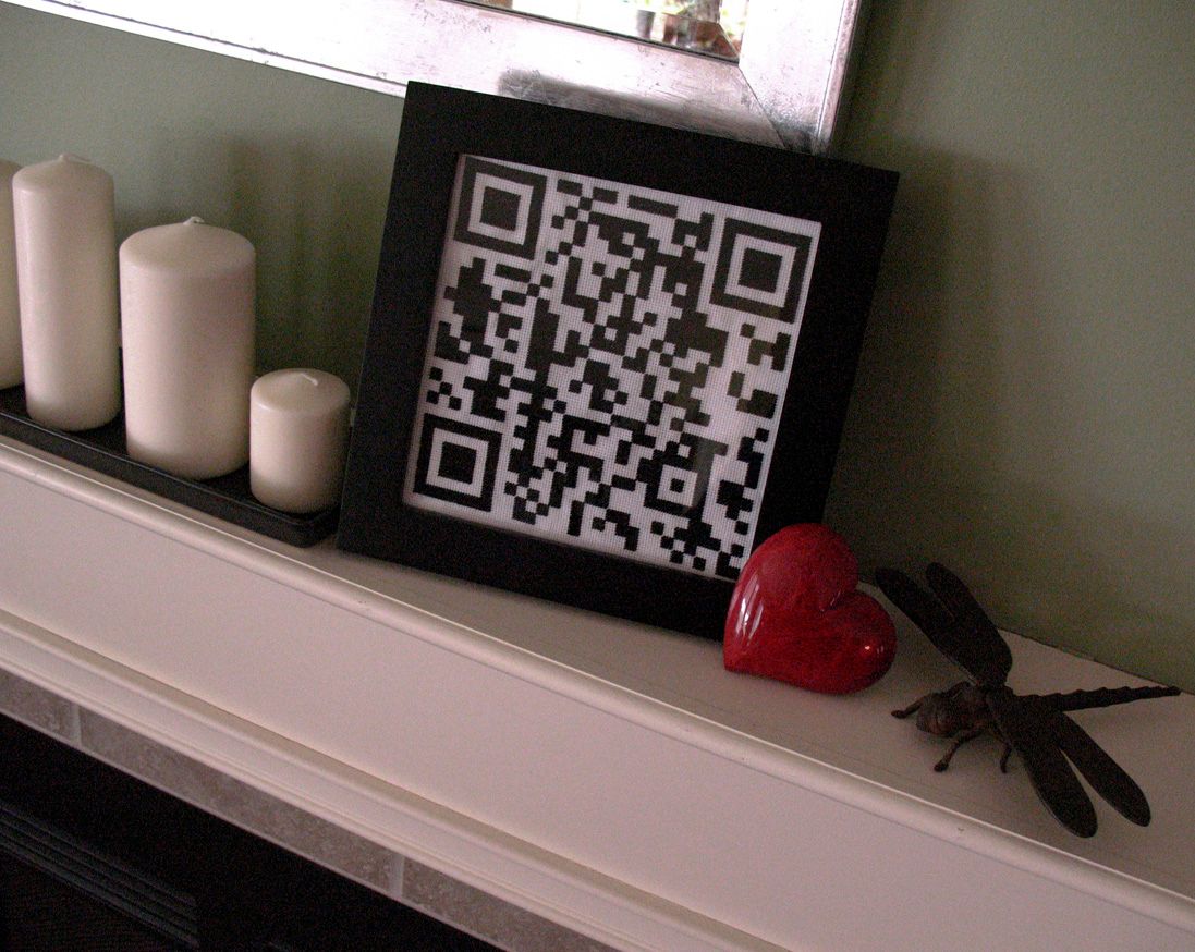 QR Code Love Note Needlepoint : 8 Steps (with Pictures) - Instructables