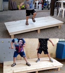 Simple Wooden Stage Platform for Kids DIY : 10 Steps (with Pictures ...