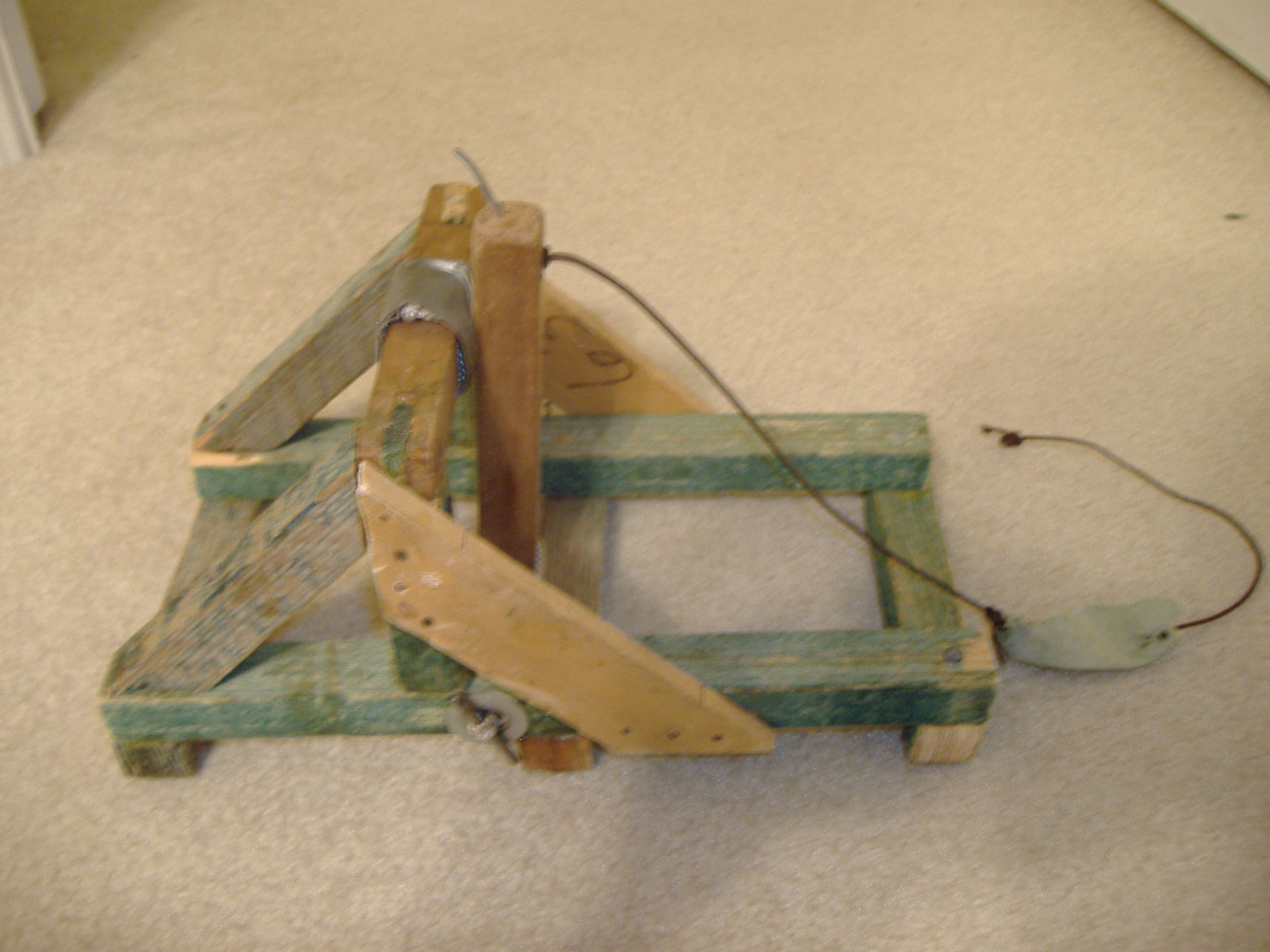 Mini Mangonel/Onager : 7 Steps - Instructables