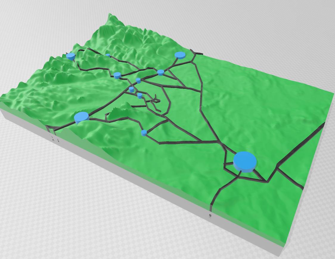 Making a 3D Printable 3D Map With Roads and Features : 16 Steps (with ...