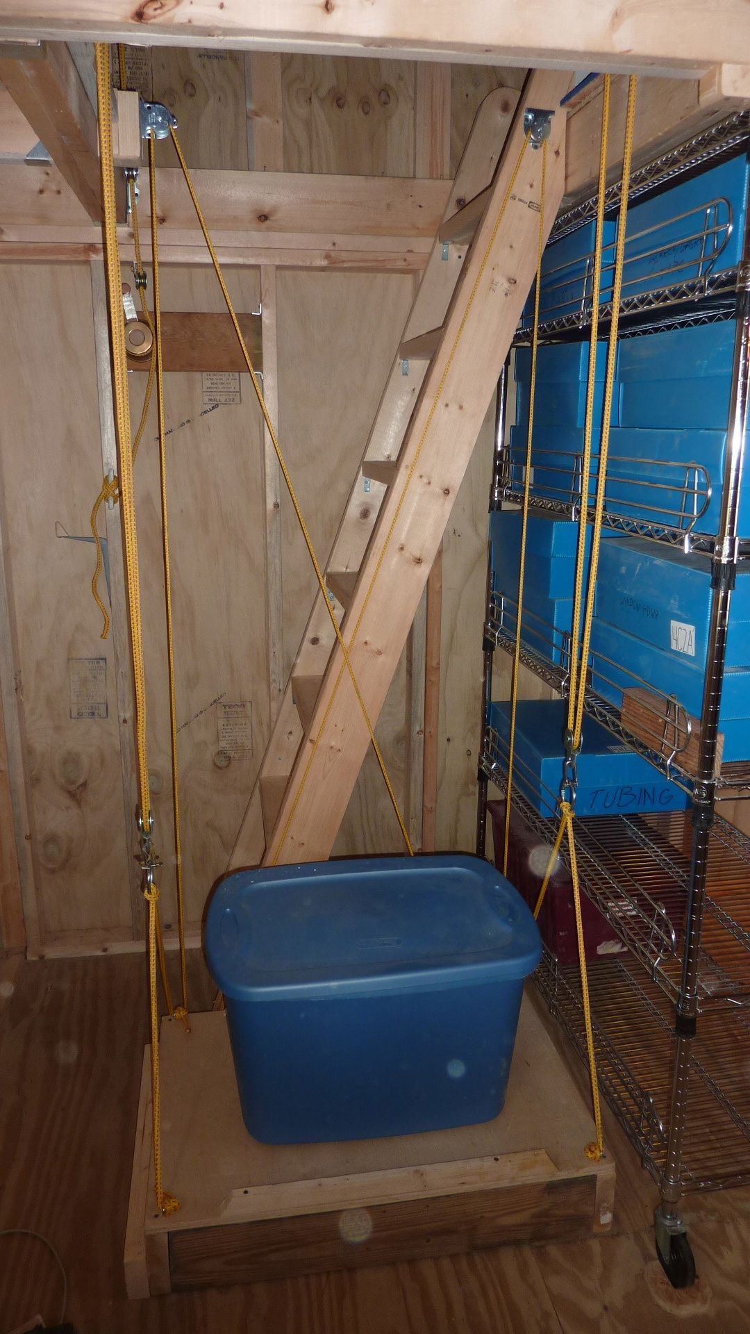 An Elevator for My 10'x12' Storage Shed : 5 Steps (with Pictures ...