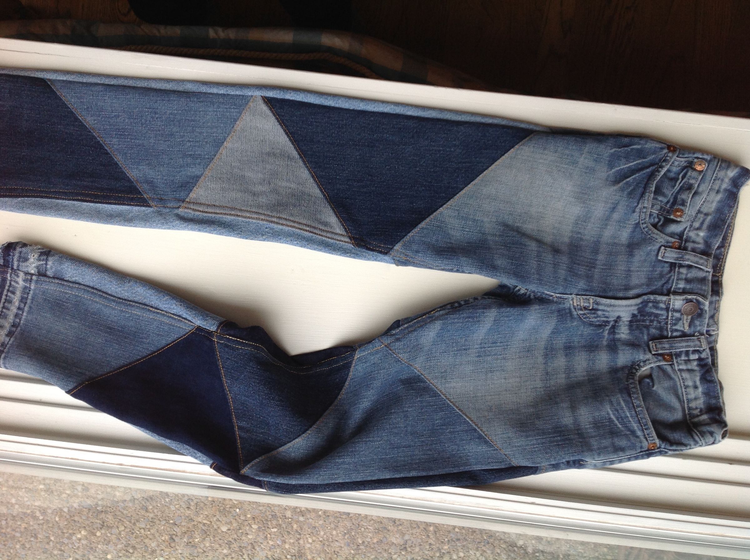 Designer Patchwork Jeans Remake : 8 Steps (with Pictures) - Instructables