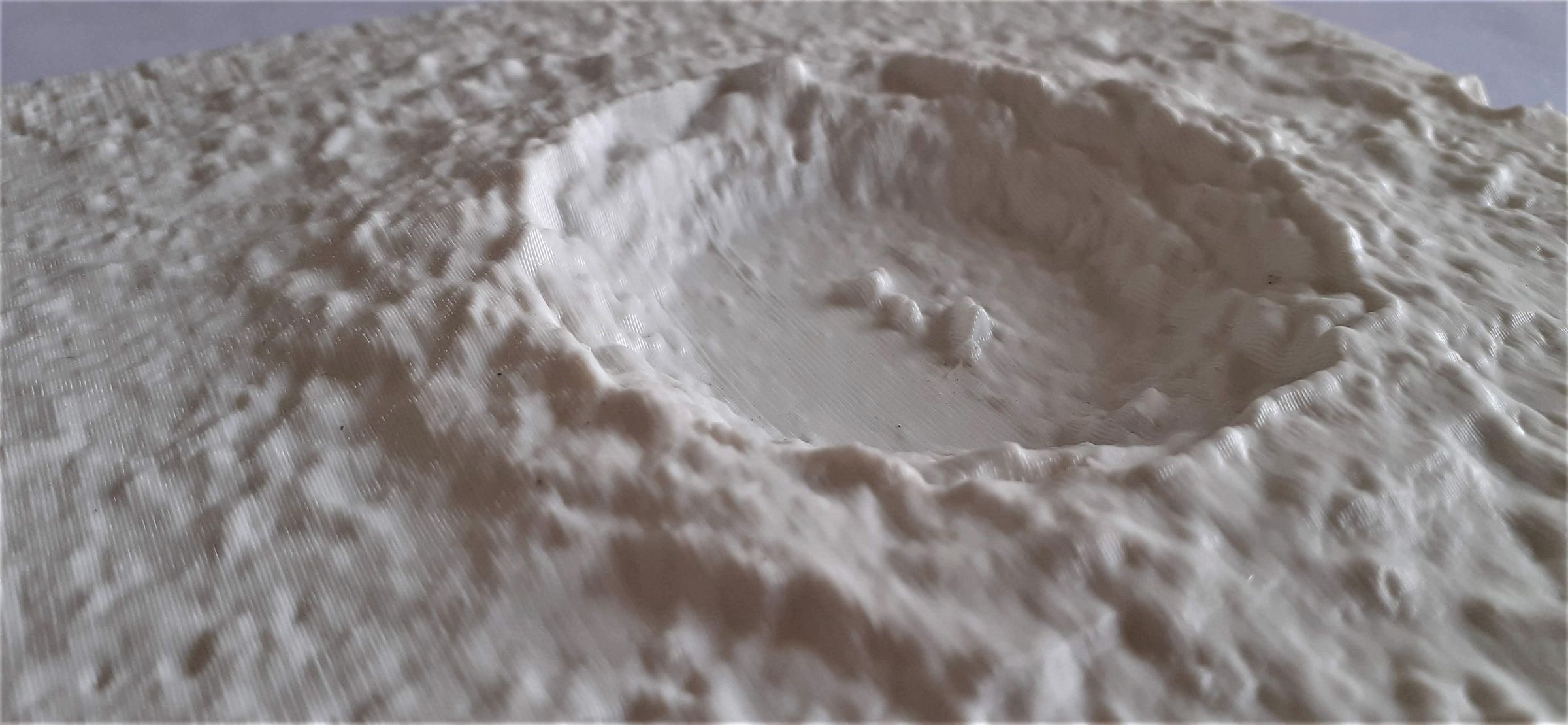 3D Printed Moon Copernicus Crater Desk Décor : 5 Steps (with Pictures ...