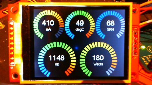 Arduino Analogue 'ring' Meter on Colour TFT Display : 4 Steps ...