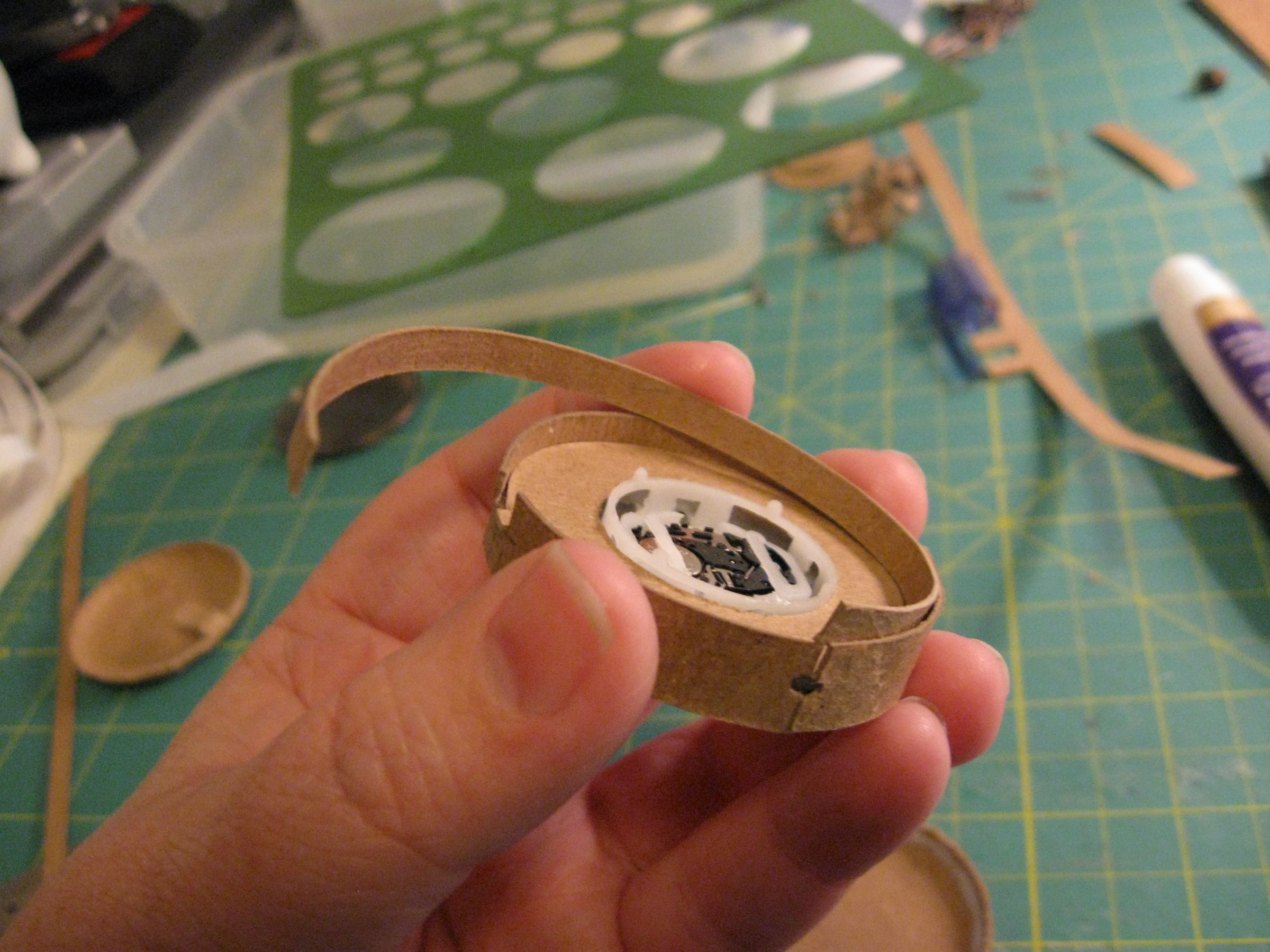 Cardboard Pocket Watch Step-by-step : 7 Steps (with Pictures ...