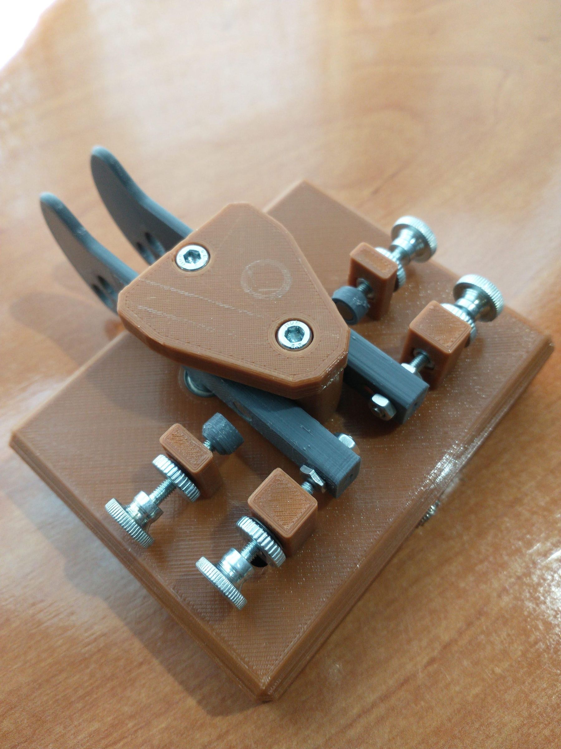 3D Printed Twin Paddle Cw Key (566grs.) : 21 Steps (with Pictures ...