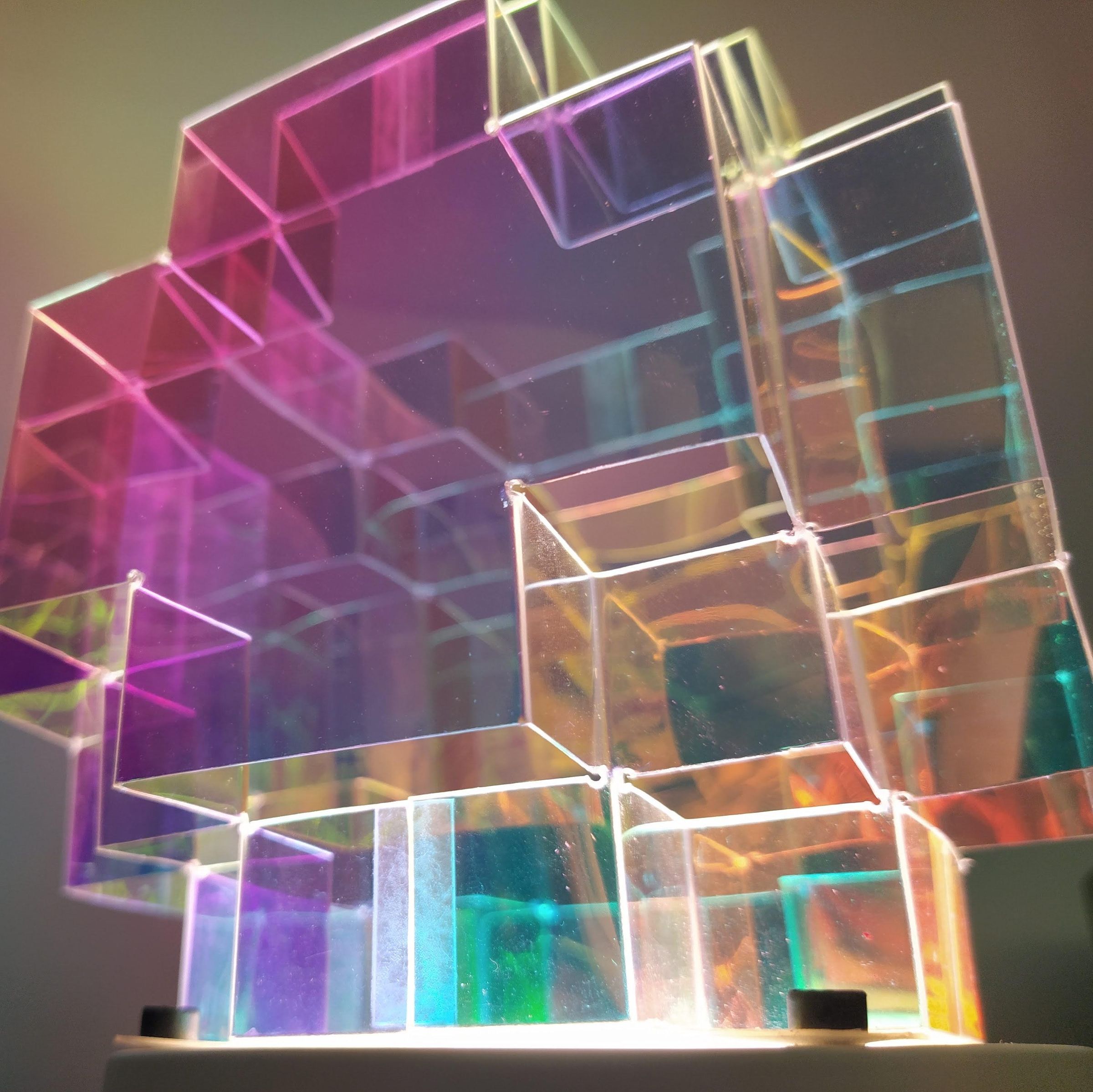 Dichroic Lamp... LEDs But No RGBs : 7 Steps (with Pictures) - Instructables