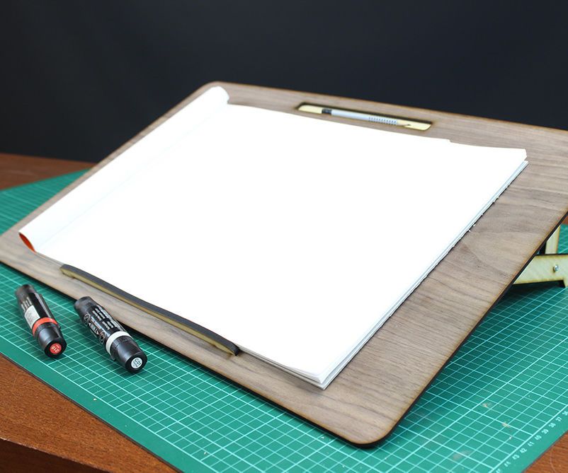 How to Make a Lasercut Adjustable Drawing Board : 8 Steps (with ...