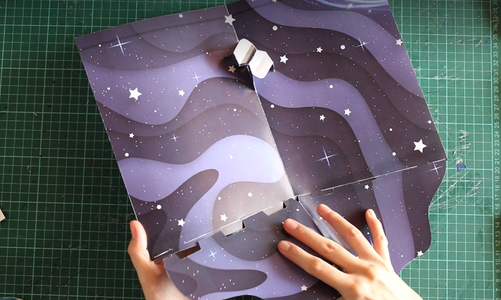 Pop-Up SPACE Card : 22 Steps (with Pictures) - Instructables