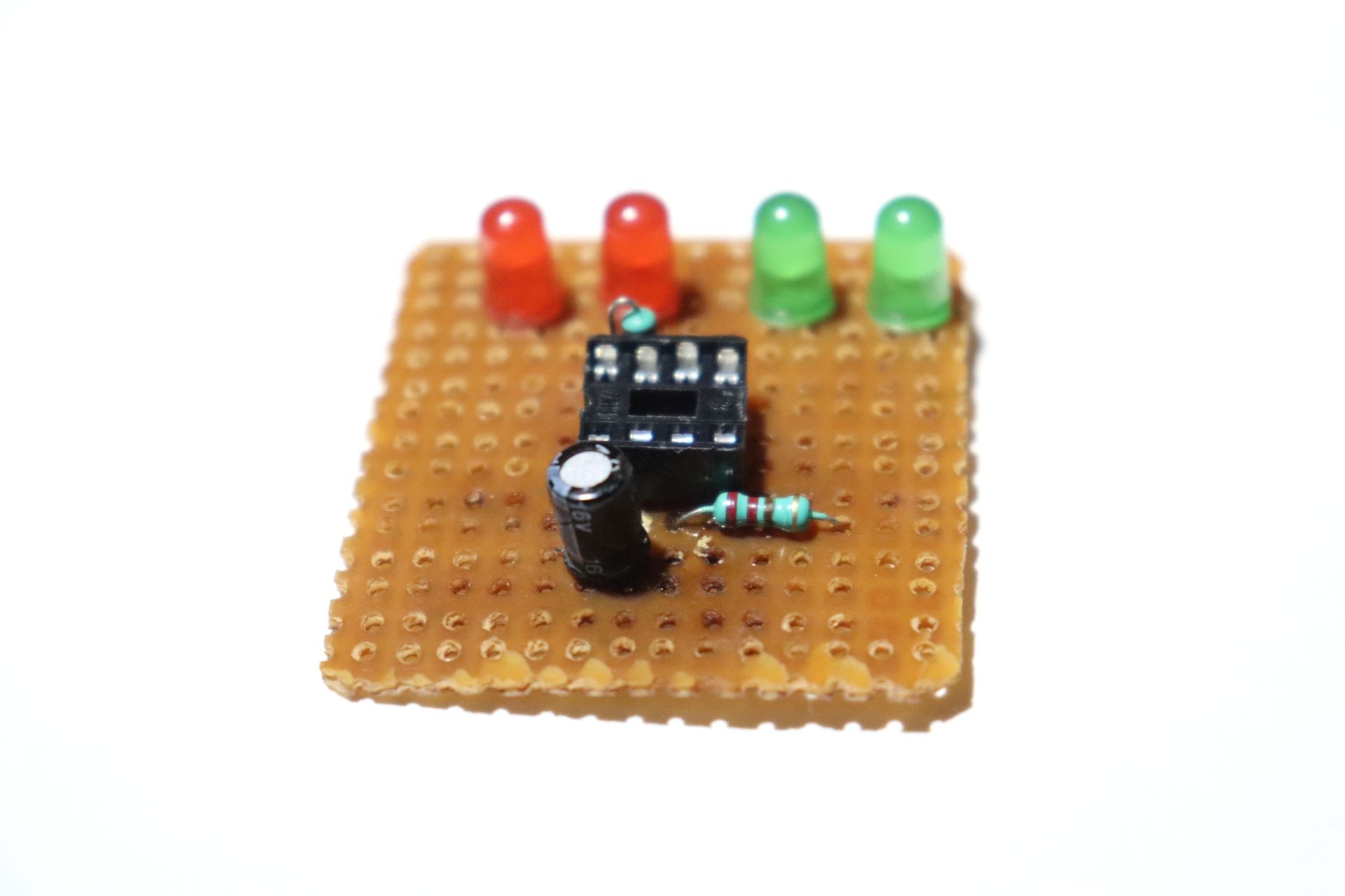 How to Make Double LED Blinker Circuit on PCB : 11 Steps - Instructables