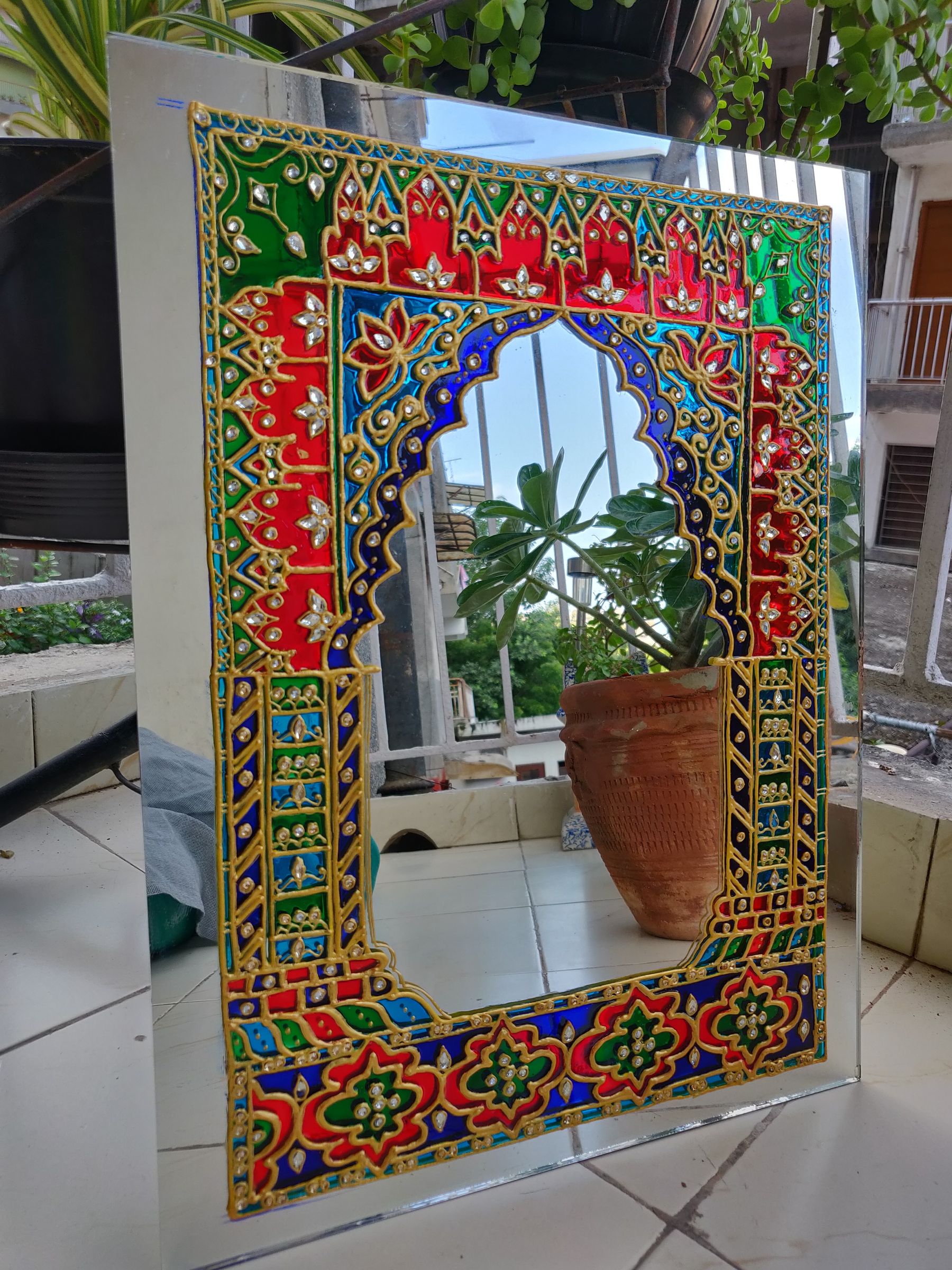 DIY Meenakari Mirror : 13 Steps (with Pictures) - Instructables