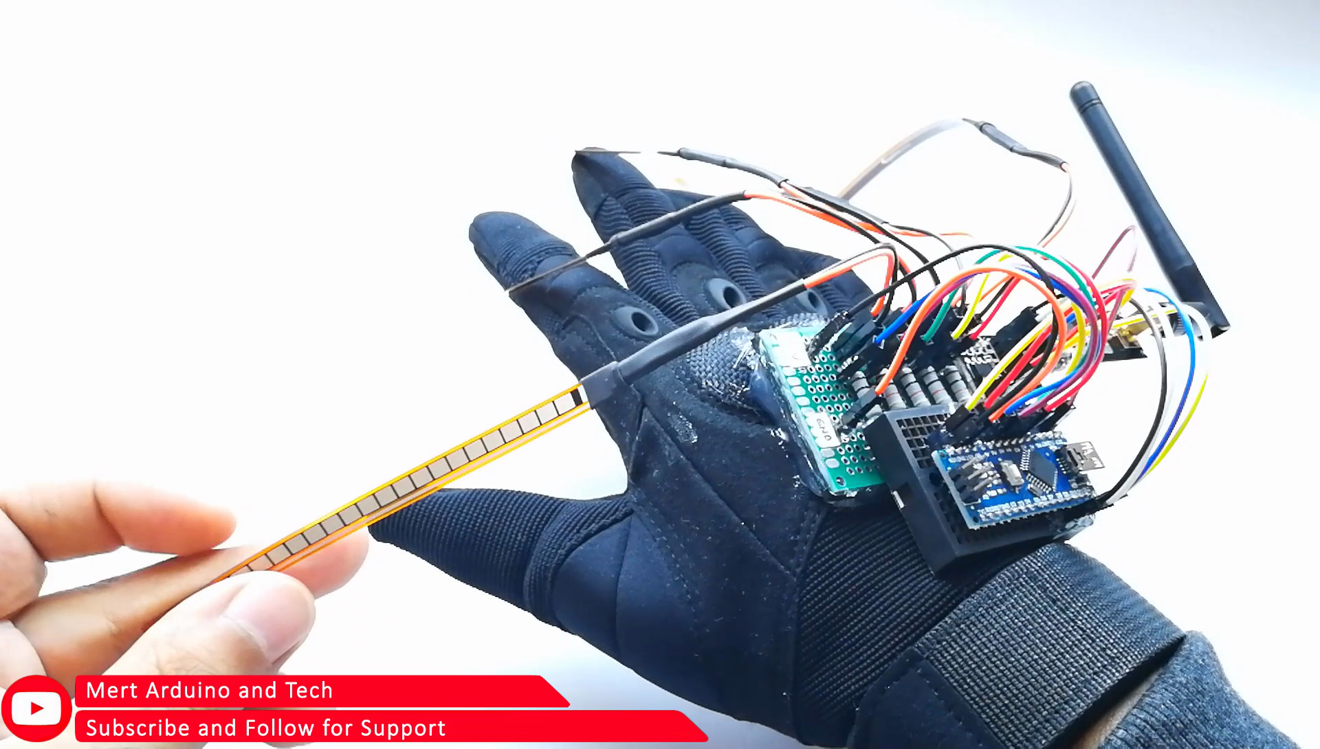 Robotic Hand With Wireless Glove Controlled | NRF24L01+ | Arduino : 7 ...