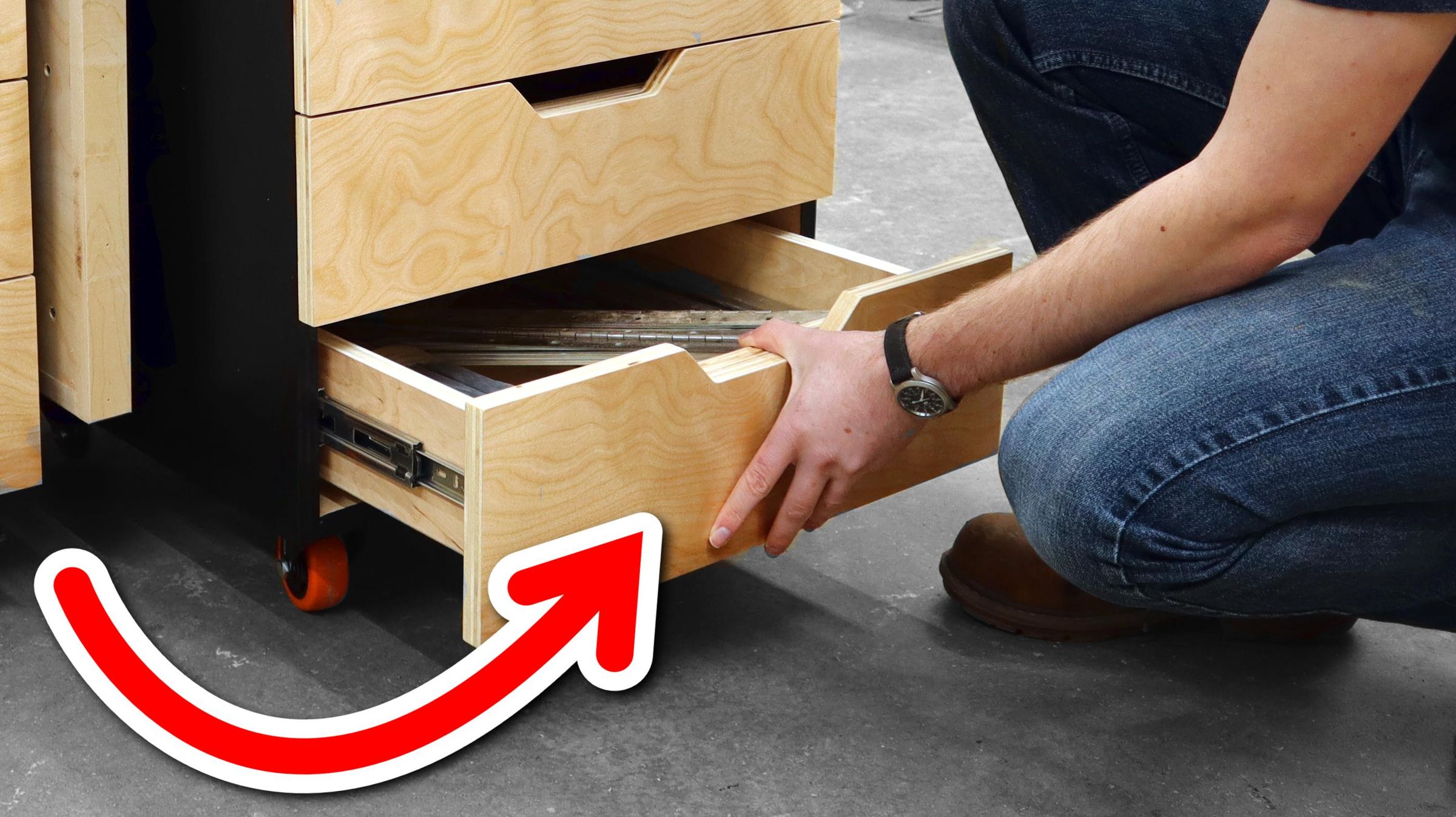 Drawer Pull Cutouts! Easy Router Technique! : 7 Steps (with Pictures ...