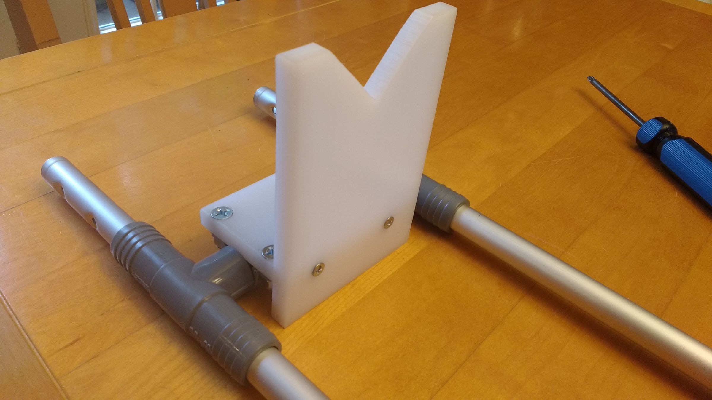Fishing Rod Wrapping Jig Made From Crutches & HDPE Cutting Board : 8 ...