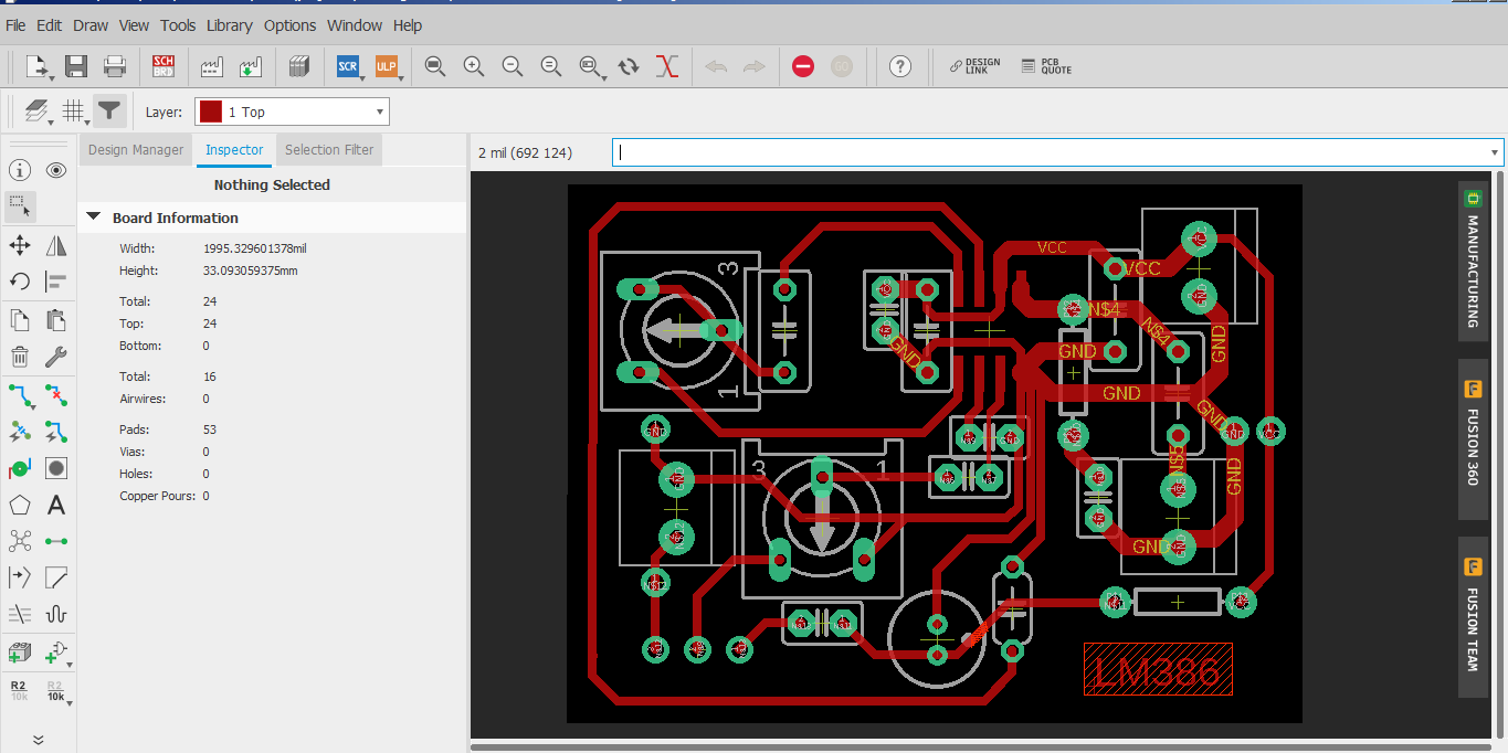 DIY LM386 Audio Amplifier : Datasheet,Circuit,PCB,Hardware : 10 Steps ...