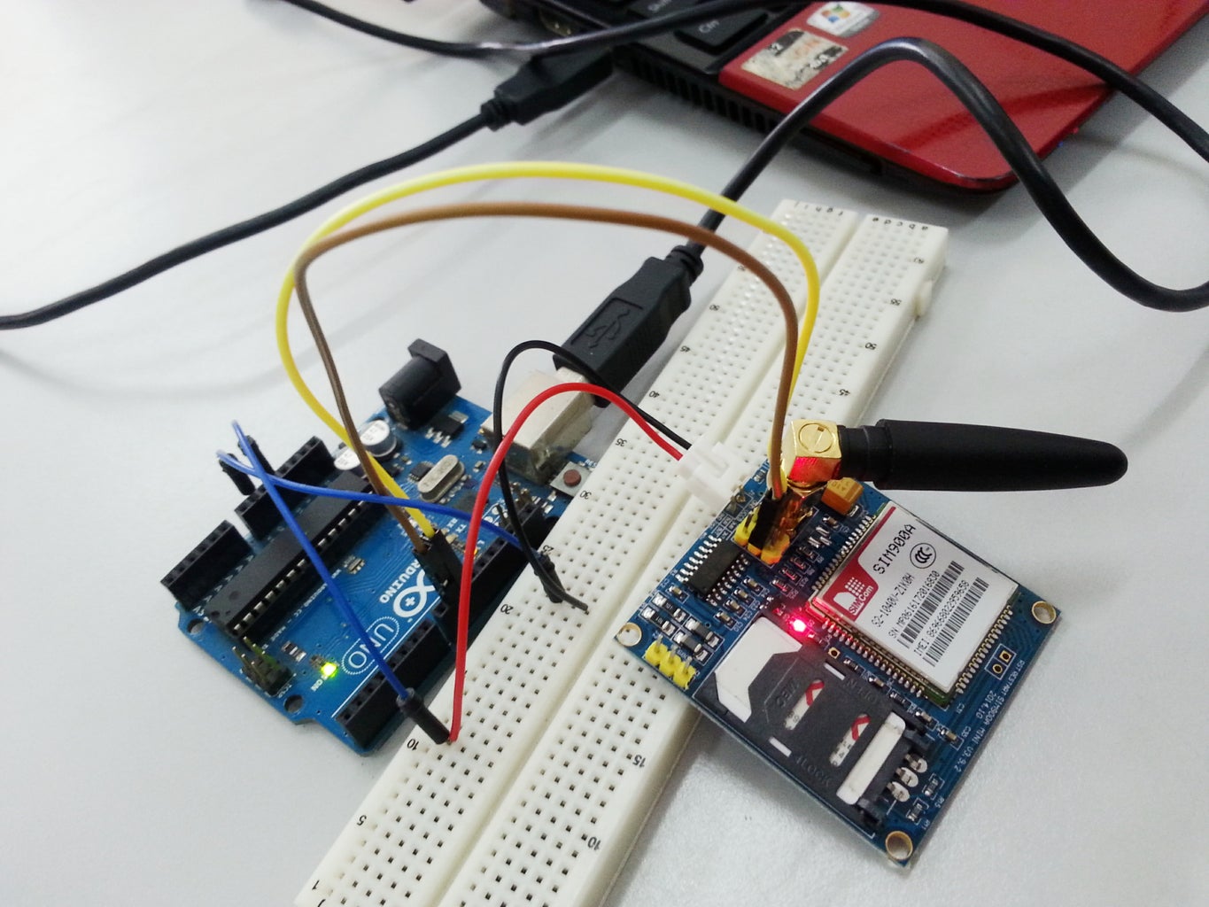 Tutorial To Interface Gsm Sim900a With Arduino 10 Steps Instructables