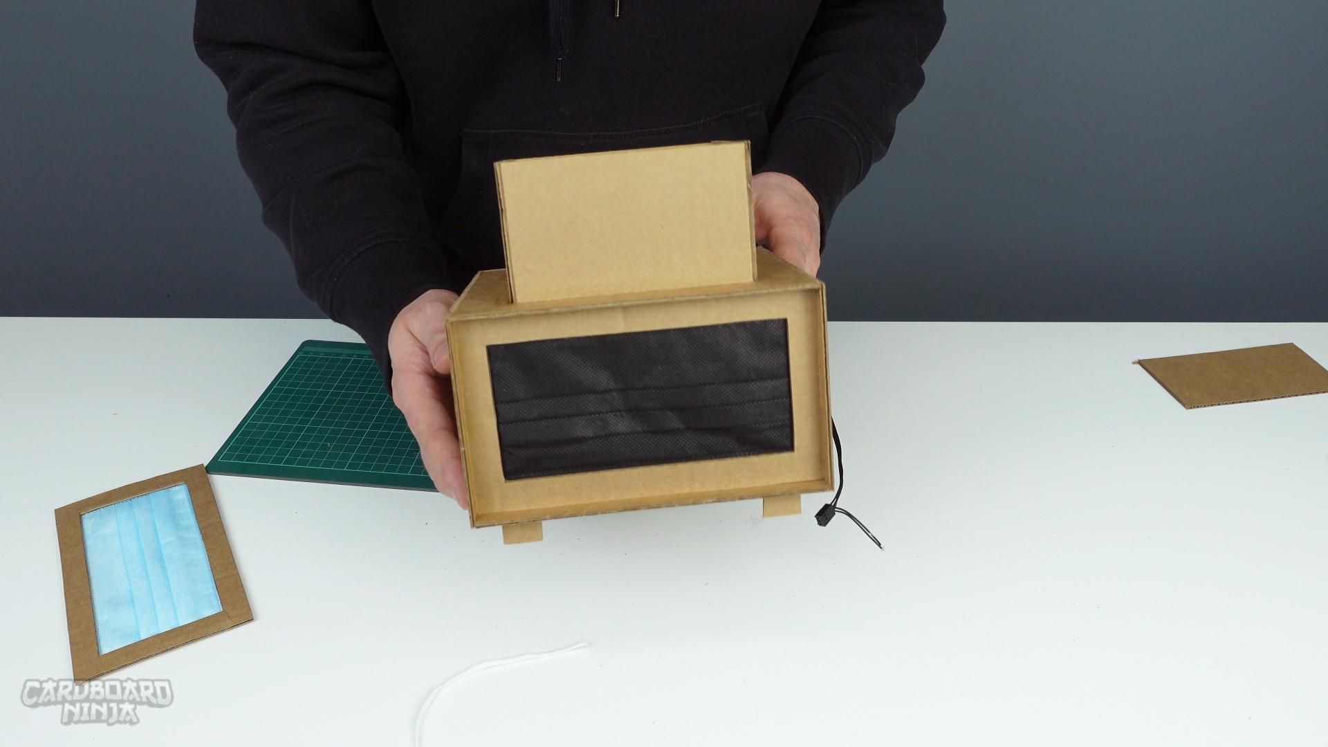 DIY Air Purifier From Cardboard & Masks : 10 Steps (with Pictures ...