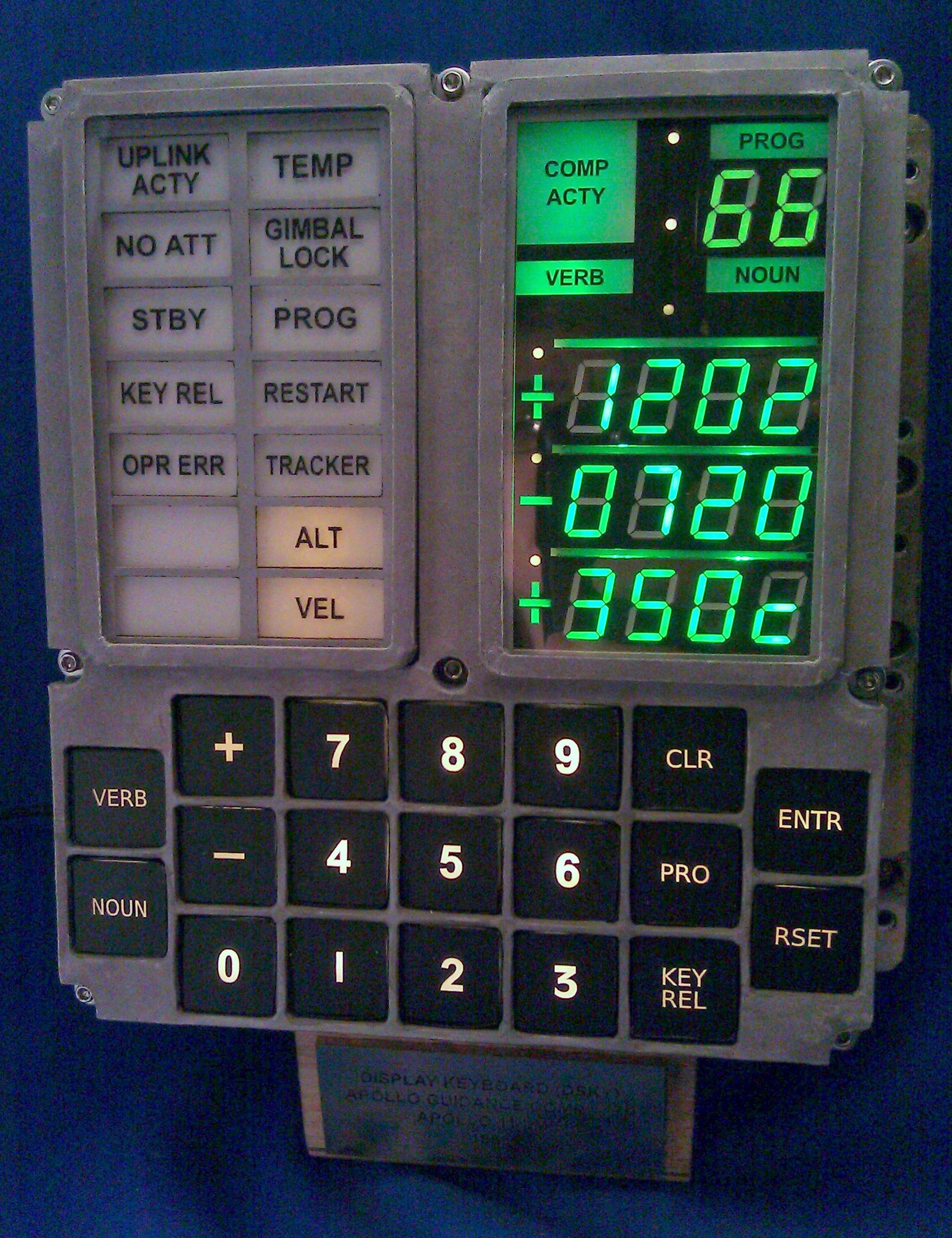 Open Apollo Guidance Computer DSKY : 13 Steps (with Pictures) - Instructables