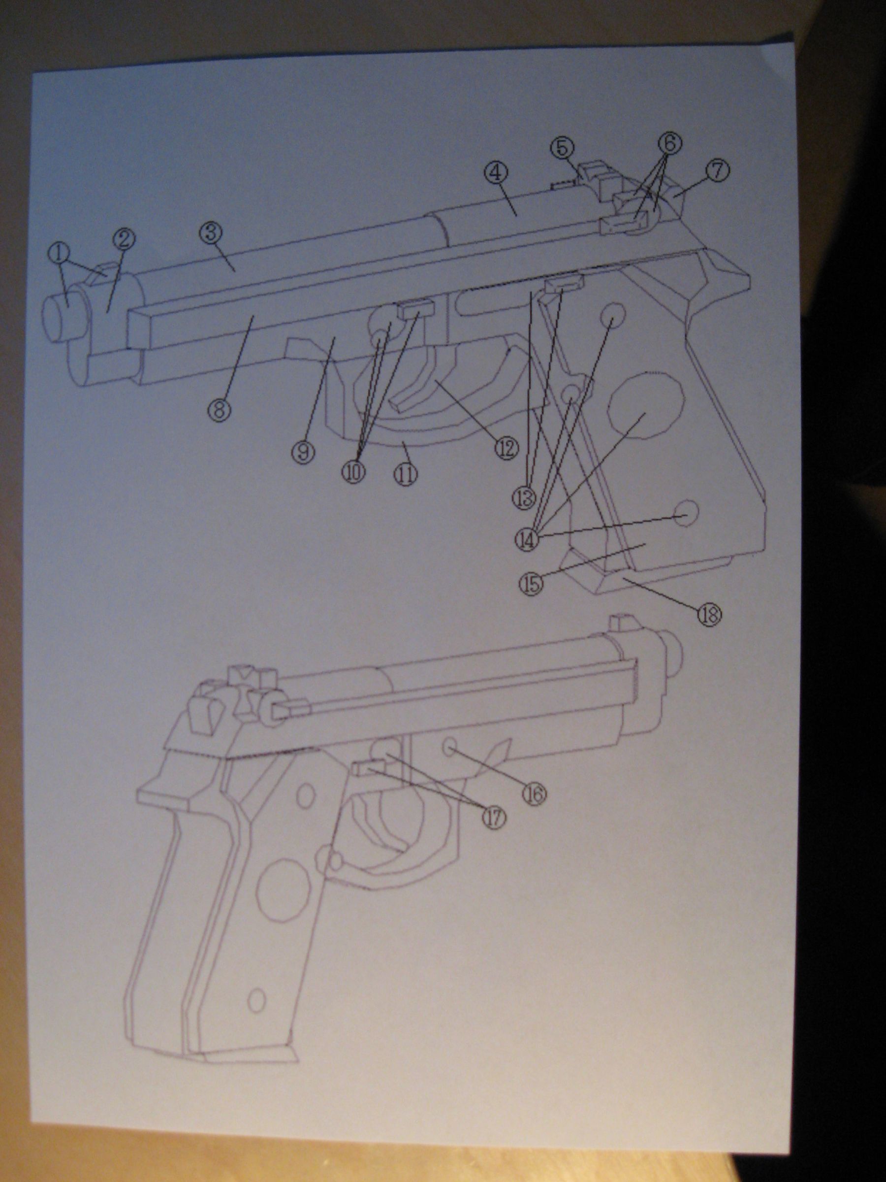 How to Make a Paper Model Gun! : 10 Steps - Instructables