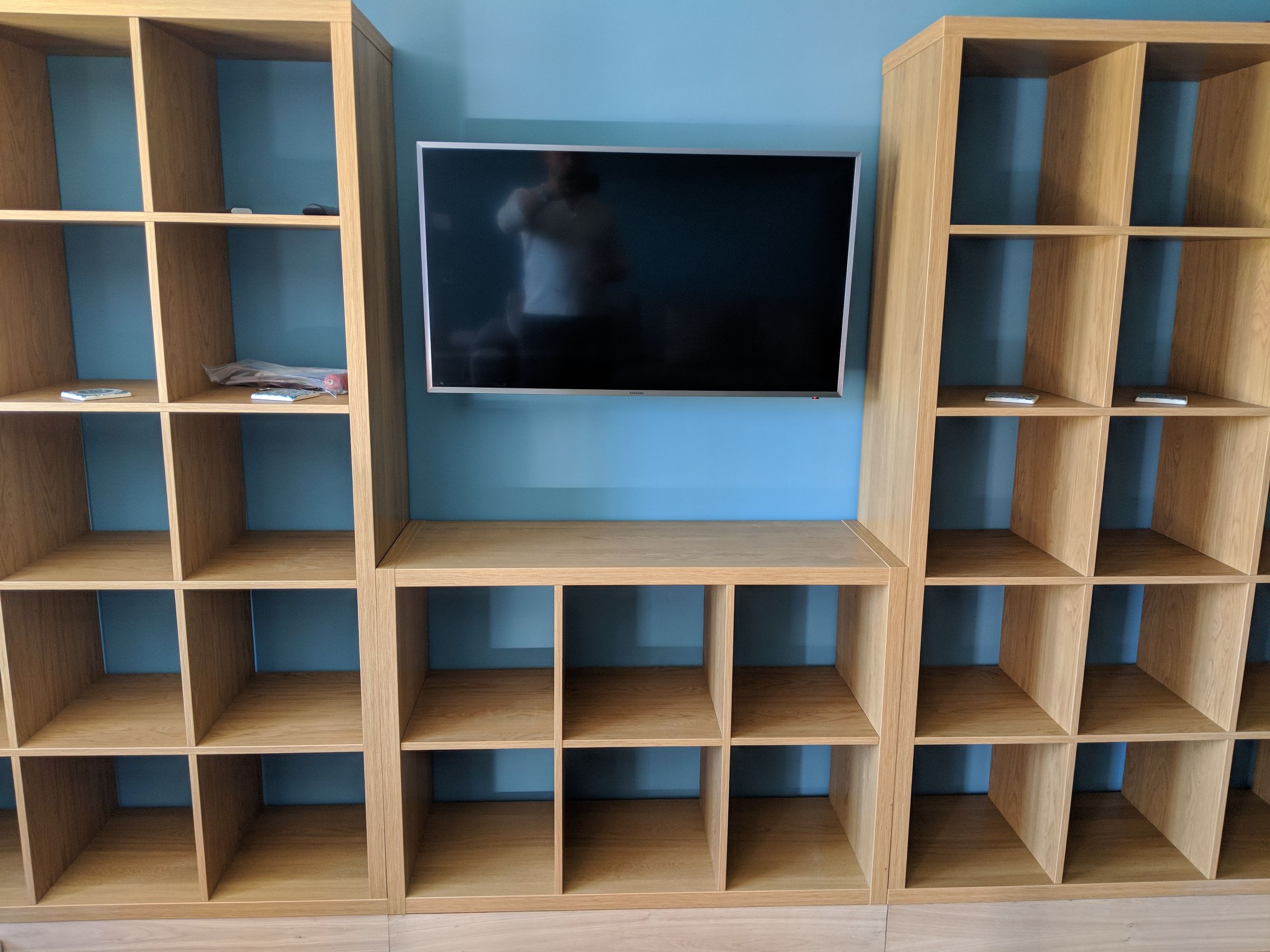 Built in Ikea Bookshelf - Full Wall : 8 Steps (with Pictures ...