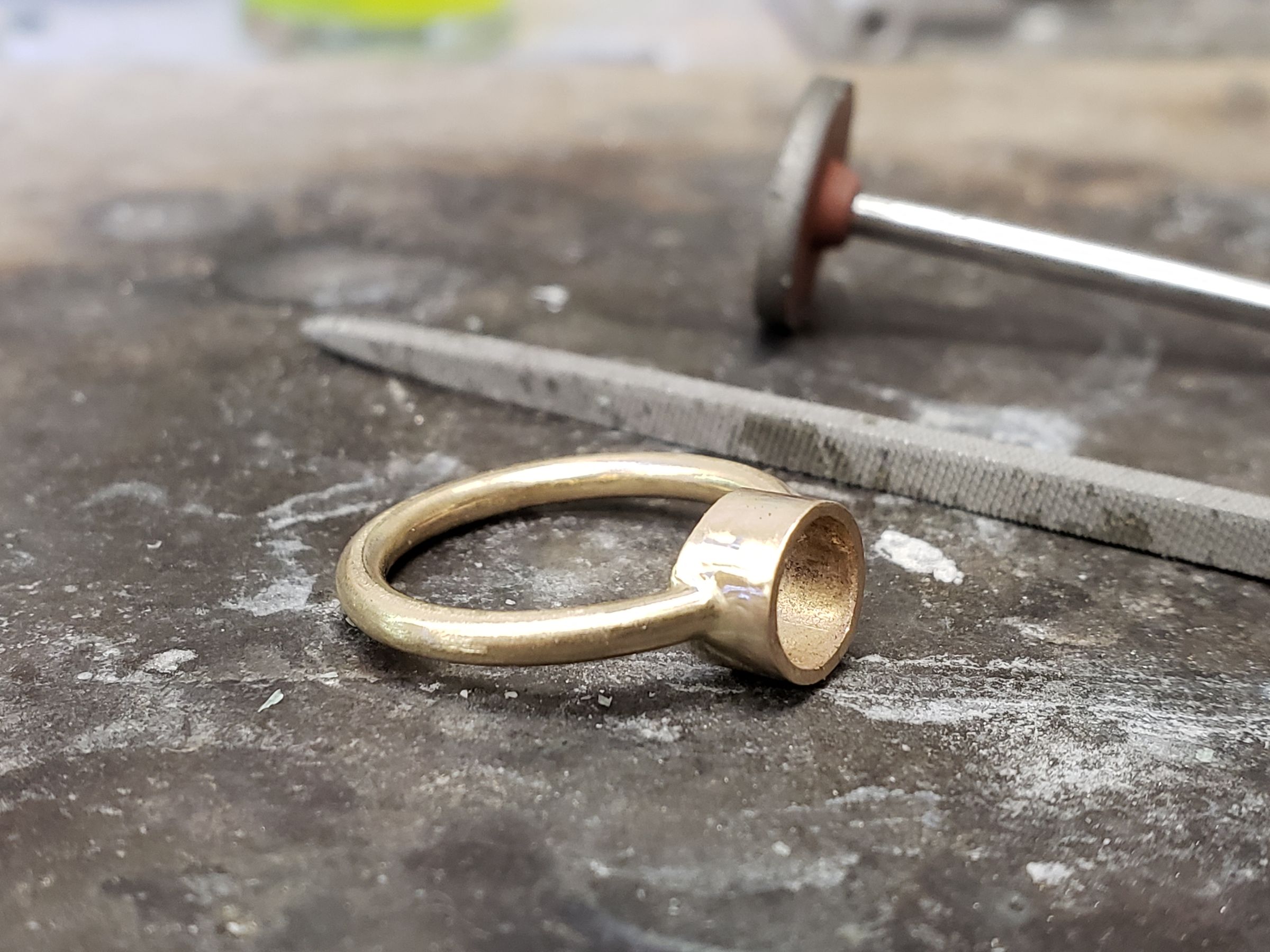 Making a Simple Bezel Set Ring : 4 Steps (with Pictures) - Instructables