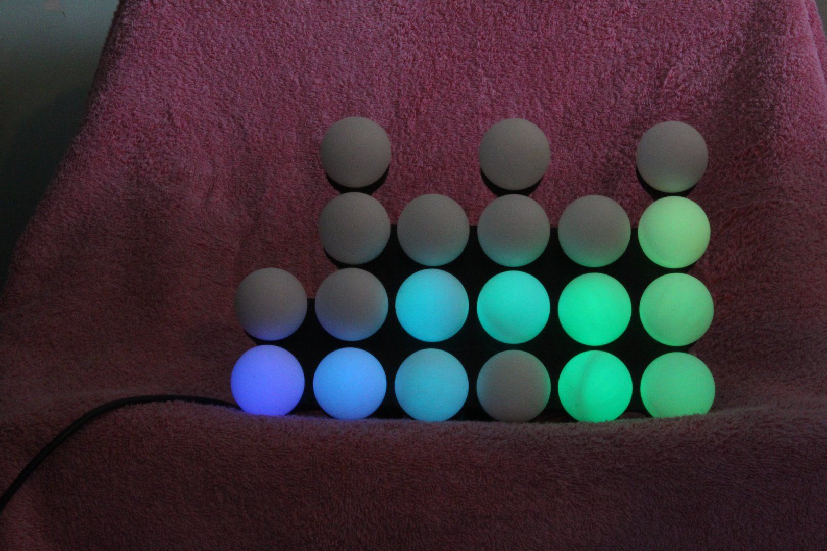Ping Pong Ball Full Colour Binary Clock : 3 Steps (with Pictures ...