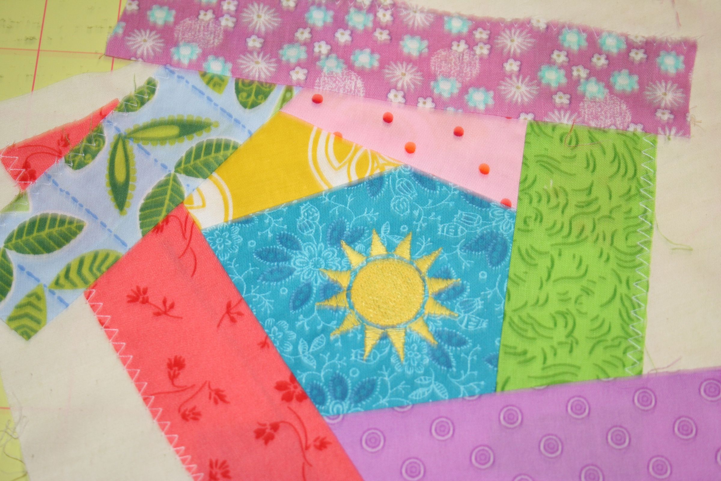 How to Sew an Easy Crazy Quilt Block : 9 Steps (with Pictures ...